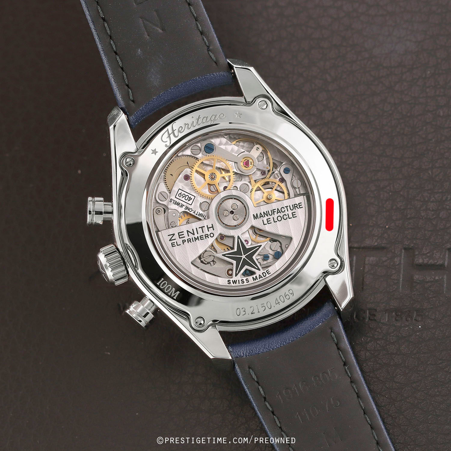 Pre-owned Zenith Chronomaster Heritage 146 38mm 03.2150.4069/51.c805