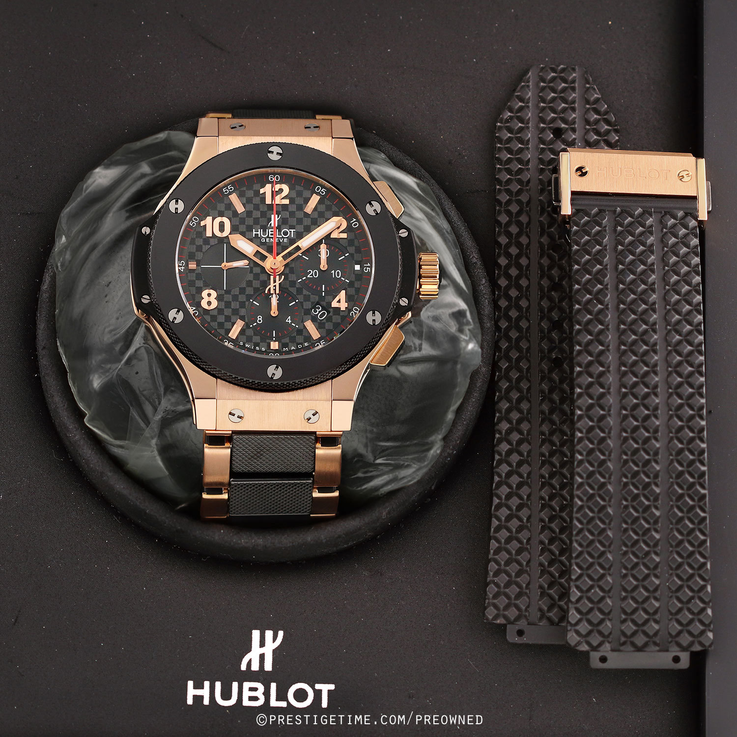 Pre-owned Hublot Big Bang Chronograph 44mm 301.pb.131.rx.pb