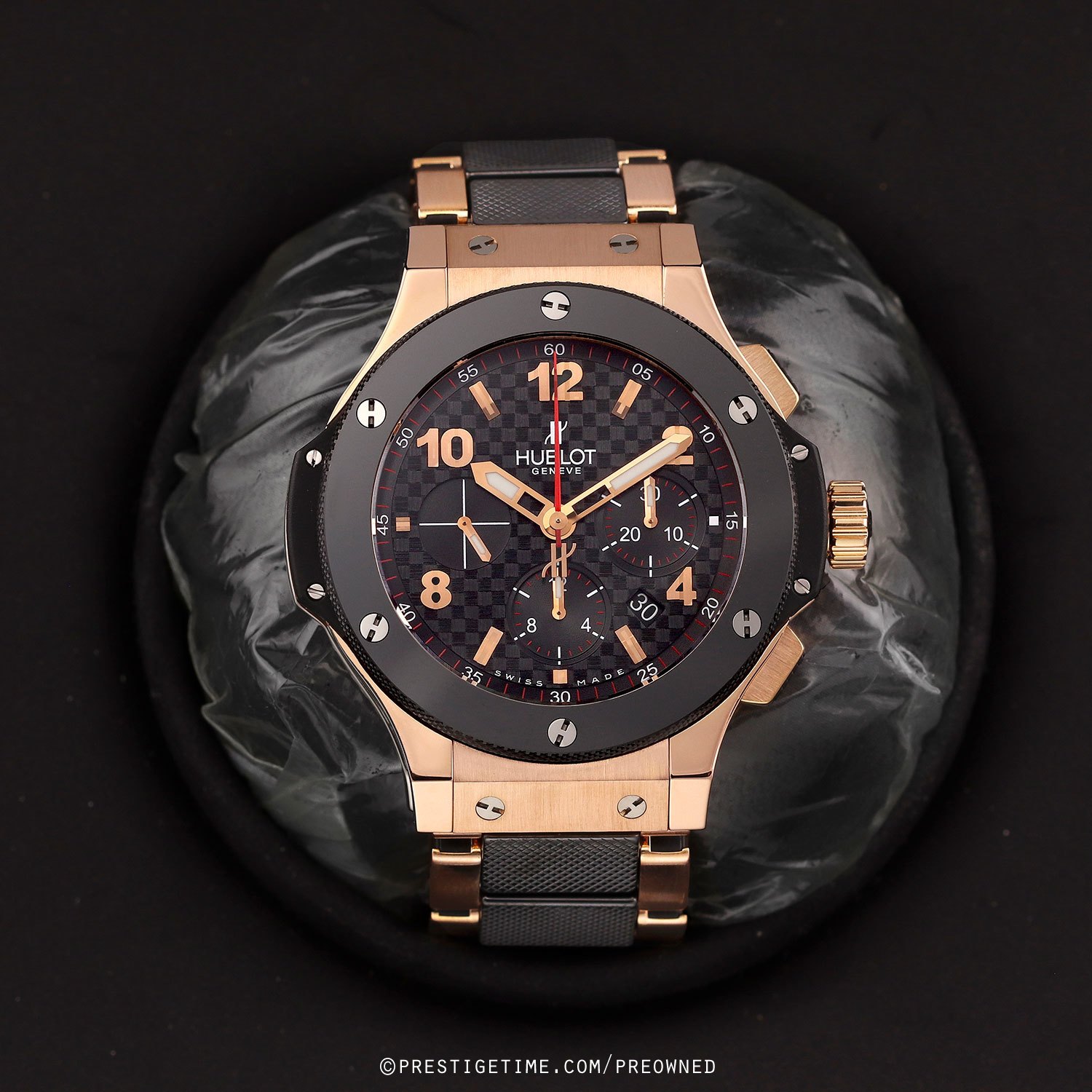 Pre-owned Hublot Big Bang Chronograph 44mm 301.pb.131.rx.pb