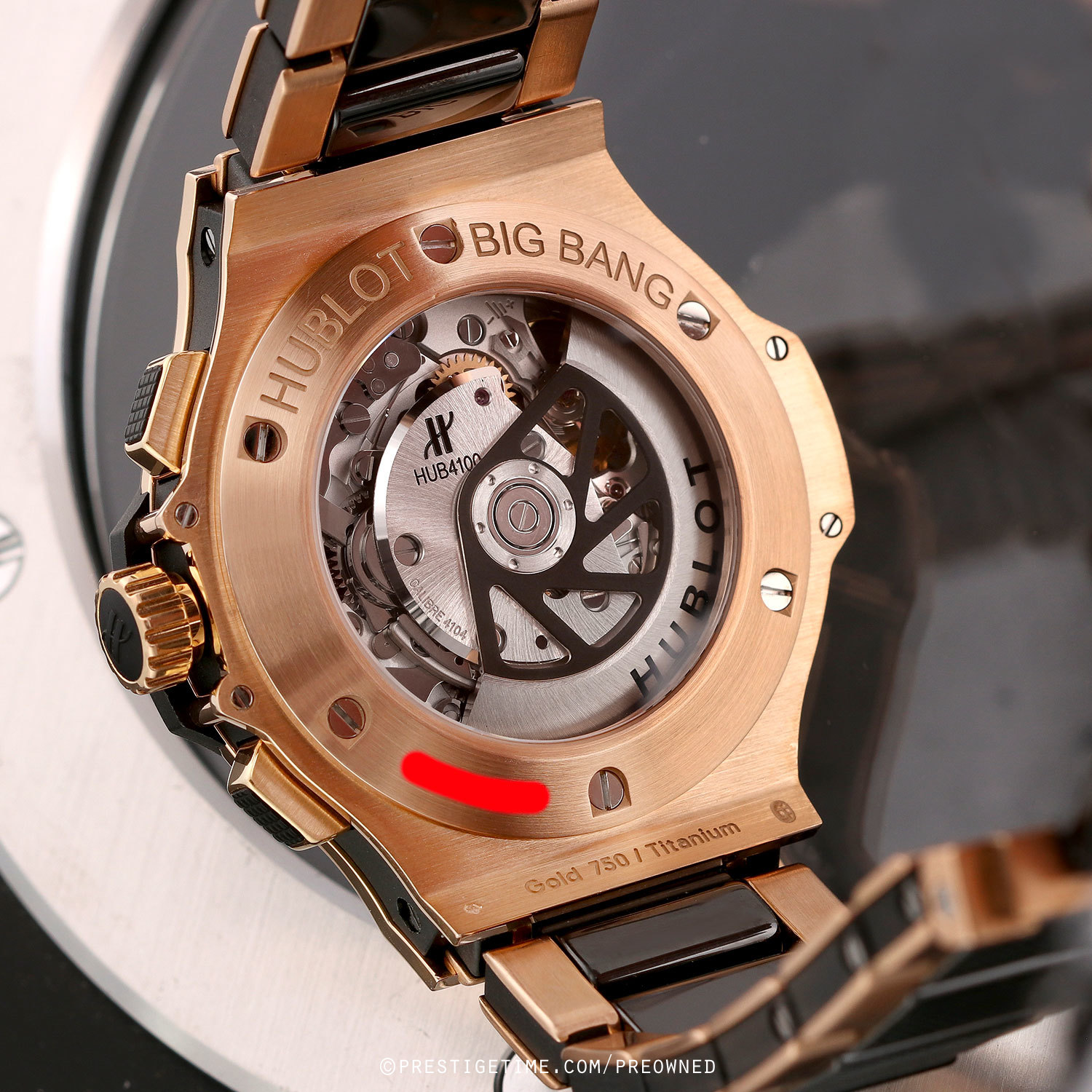 Pre-owned Hublot Big Bang Chronograph 44mm 301.pb.131.rx.pb