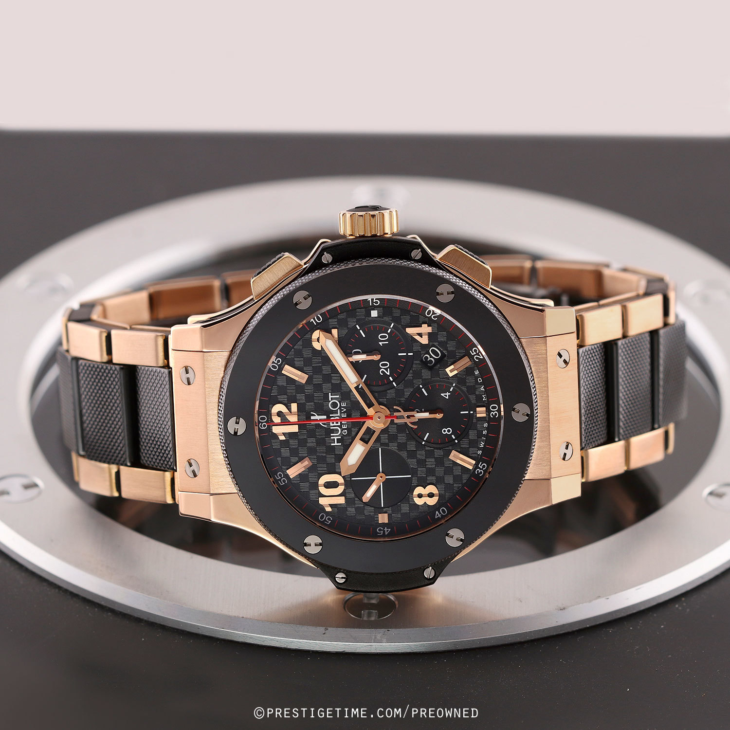 Pre-owned Hublot Big Bang Chronograph 44mm 301.pb.131.rx.pb