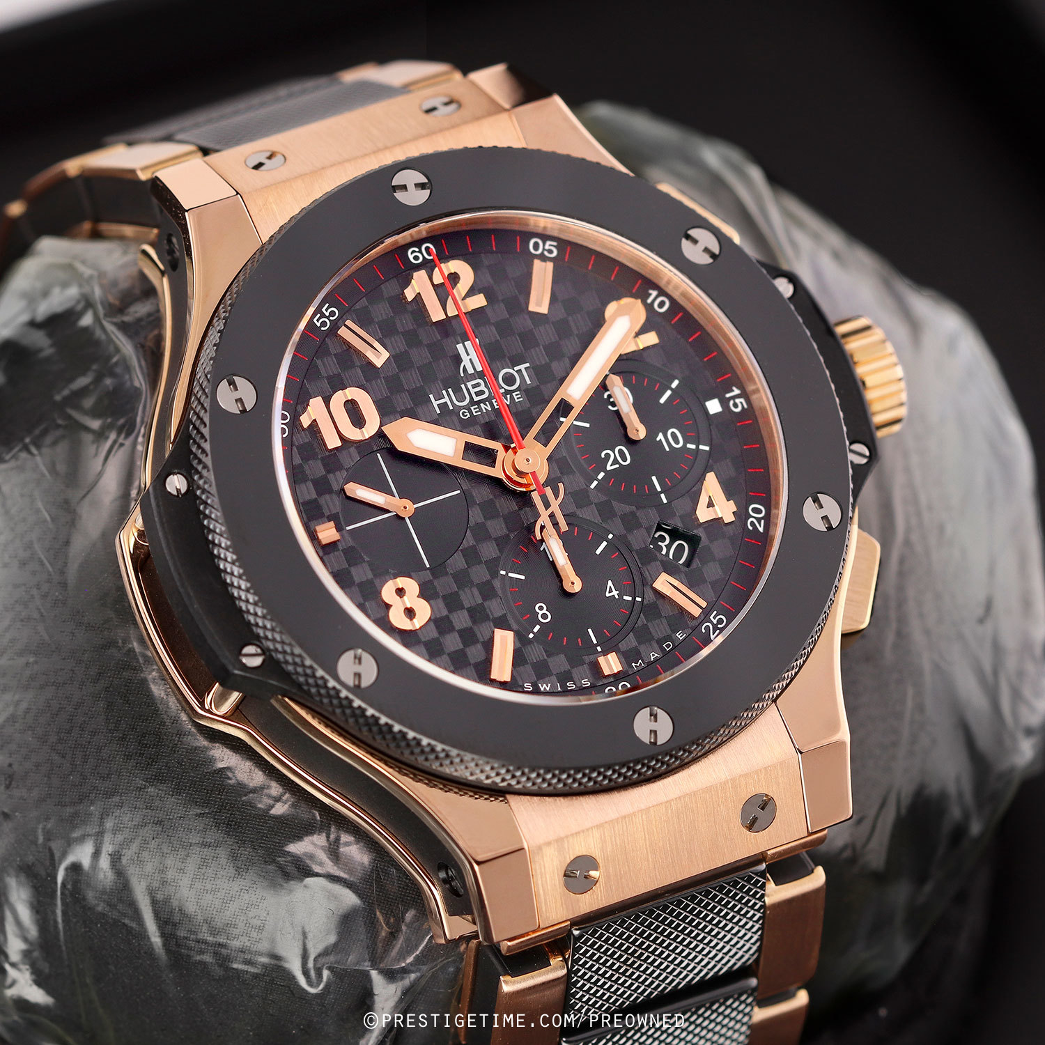 Pre-owned Hublot Big Bang Chronograph 44mm 301.pb.131.rx.pb
