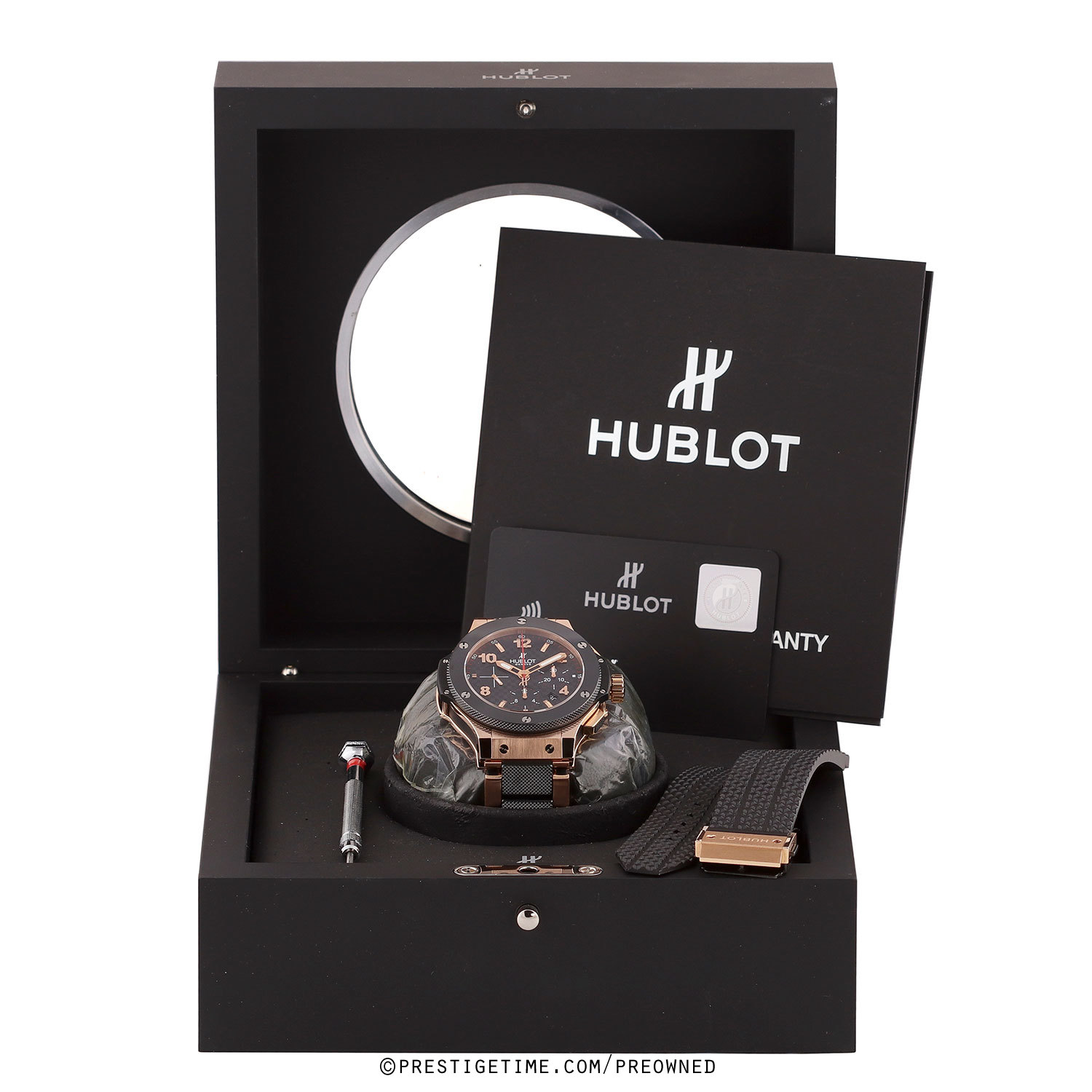 Pre-owned Hublot Big Bang Chronograph 44mm 301.pb.131.rx.pb