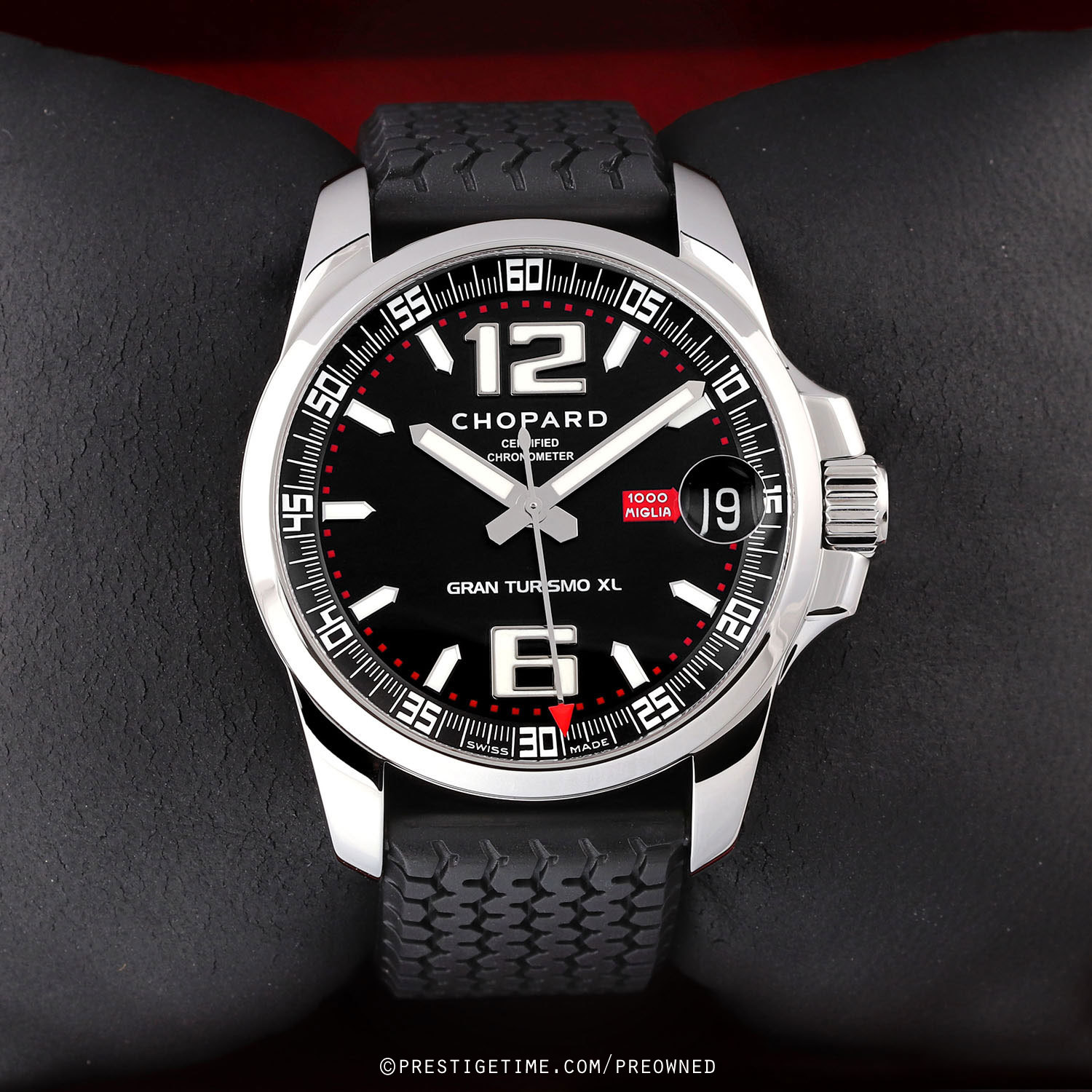 Pre-owned Chopard FACTORY SERVICED Mille Miglia Gran Turismo 44mm 168997-3001