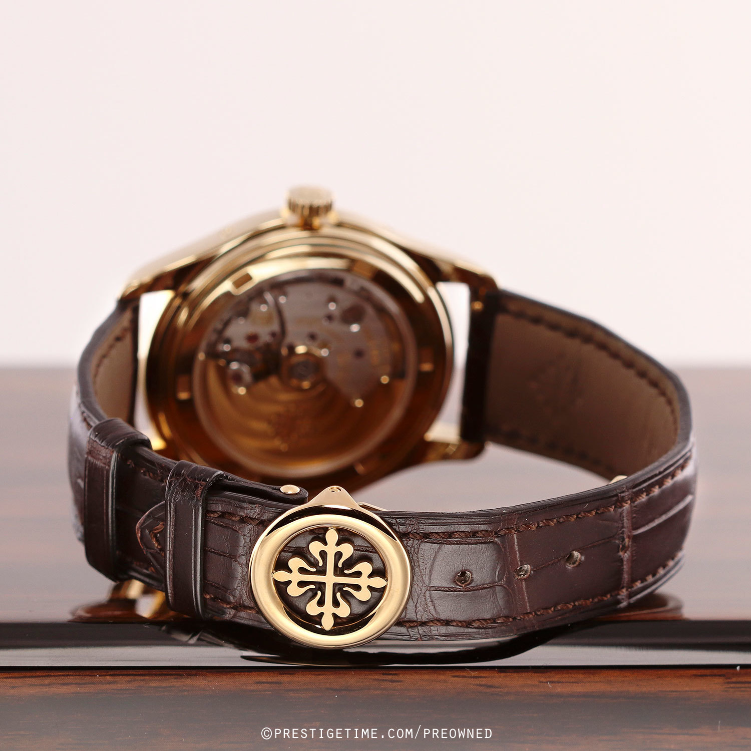 Pre-owned Patek Philippe Annual Calendar Moonphase 39mm 5146j-001