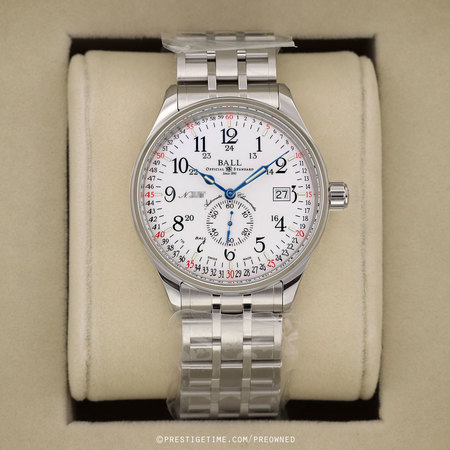 Pre-owned Ball Watch Trainmaster Railroad Standard 130 Years 40mm ...