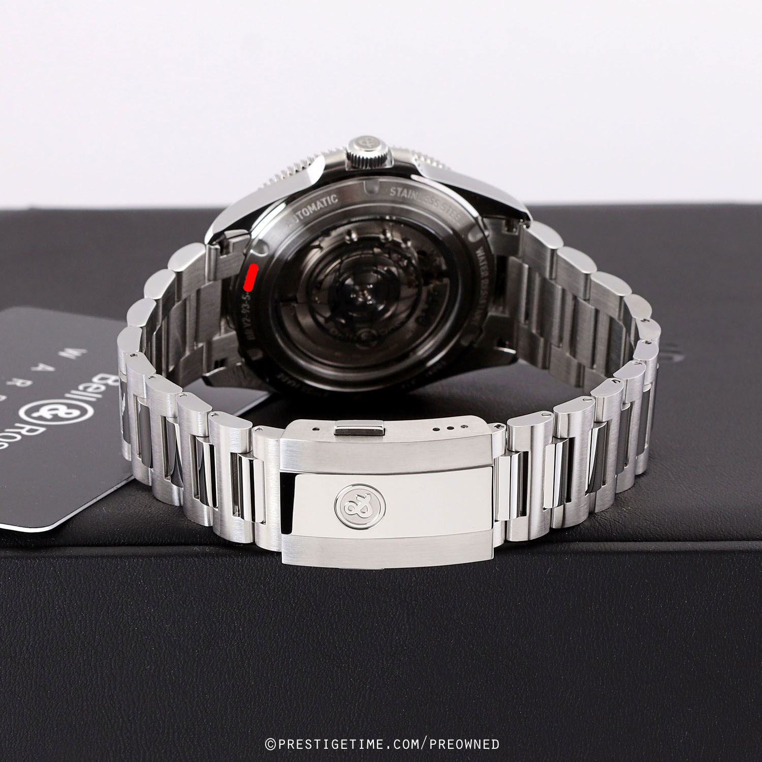 Pre-owned Bell & Ross BR V2-93 GMT 41mm BRV293-BL-ST/SST