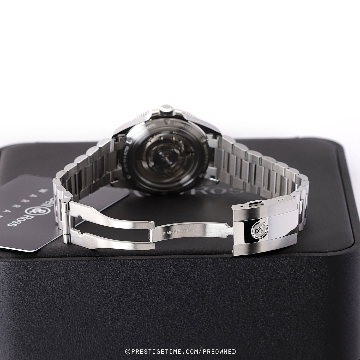 Pre-owned Bell & Ross BR V2-93 GMT 41mm BRV293-BL-ST/SST
