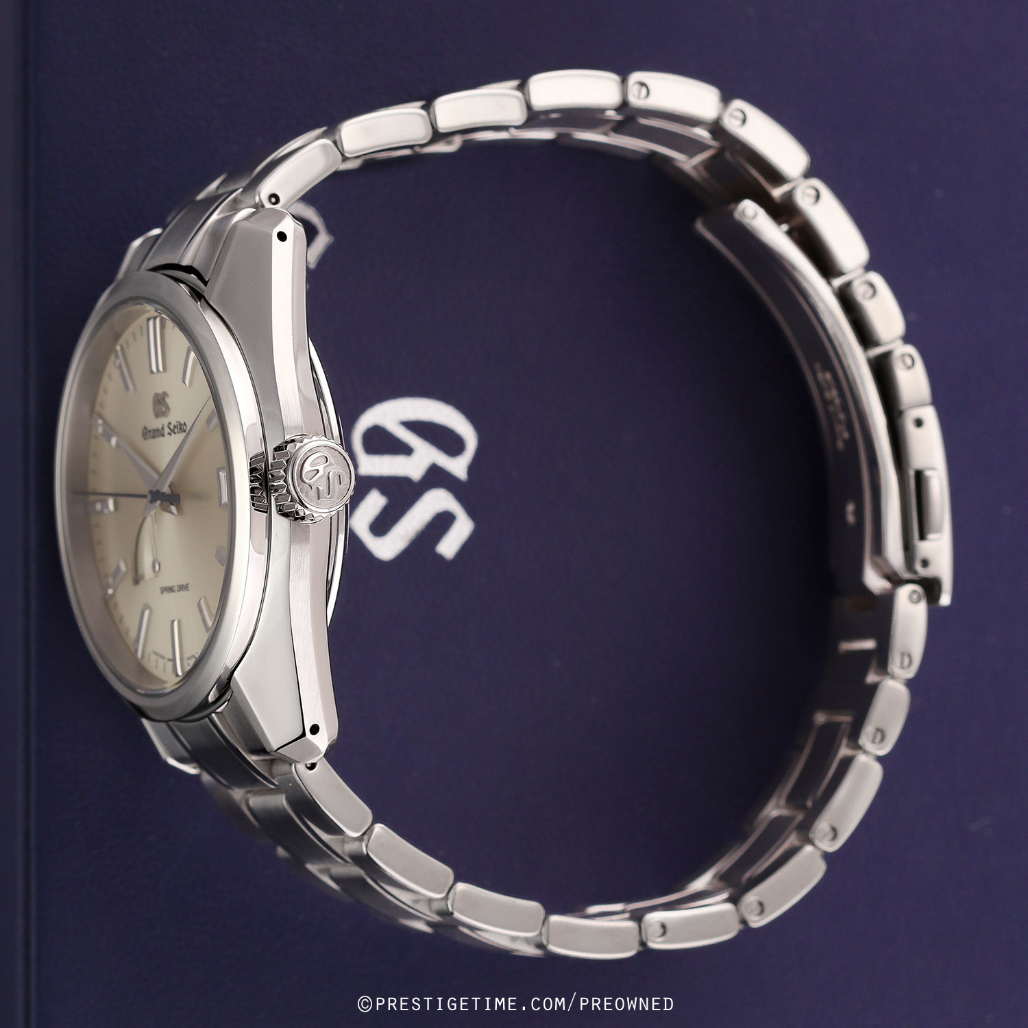 Pre-owned Grand Seiko Heritage Automatic Spring Drive 41mm sbga373