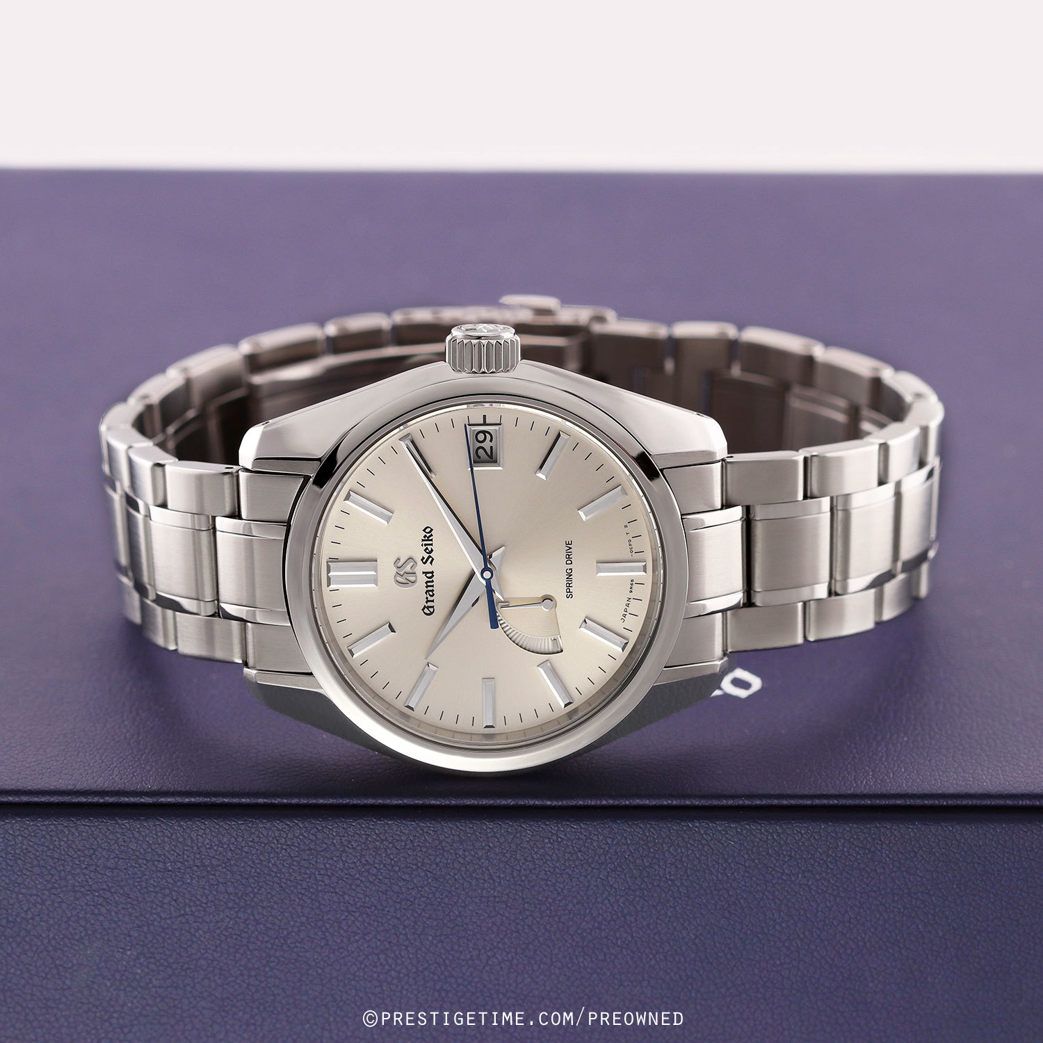 Pre-owned Grand Seiko Heritage Automatic Spring Drive 41mm sbga373