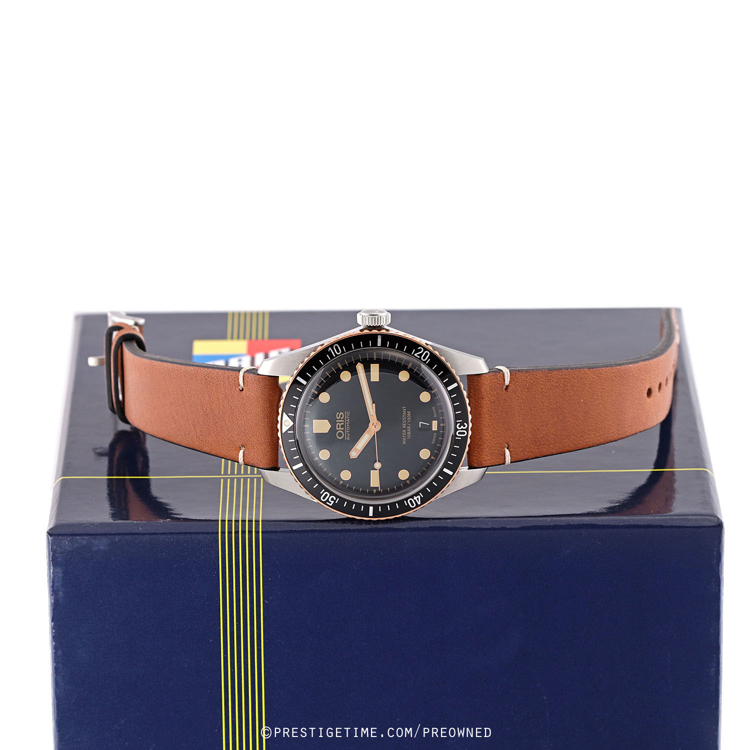 Pre-owned Oris Divers Sixty-Five 40mm 01 733 7707 4354-07 5 20 45