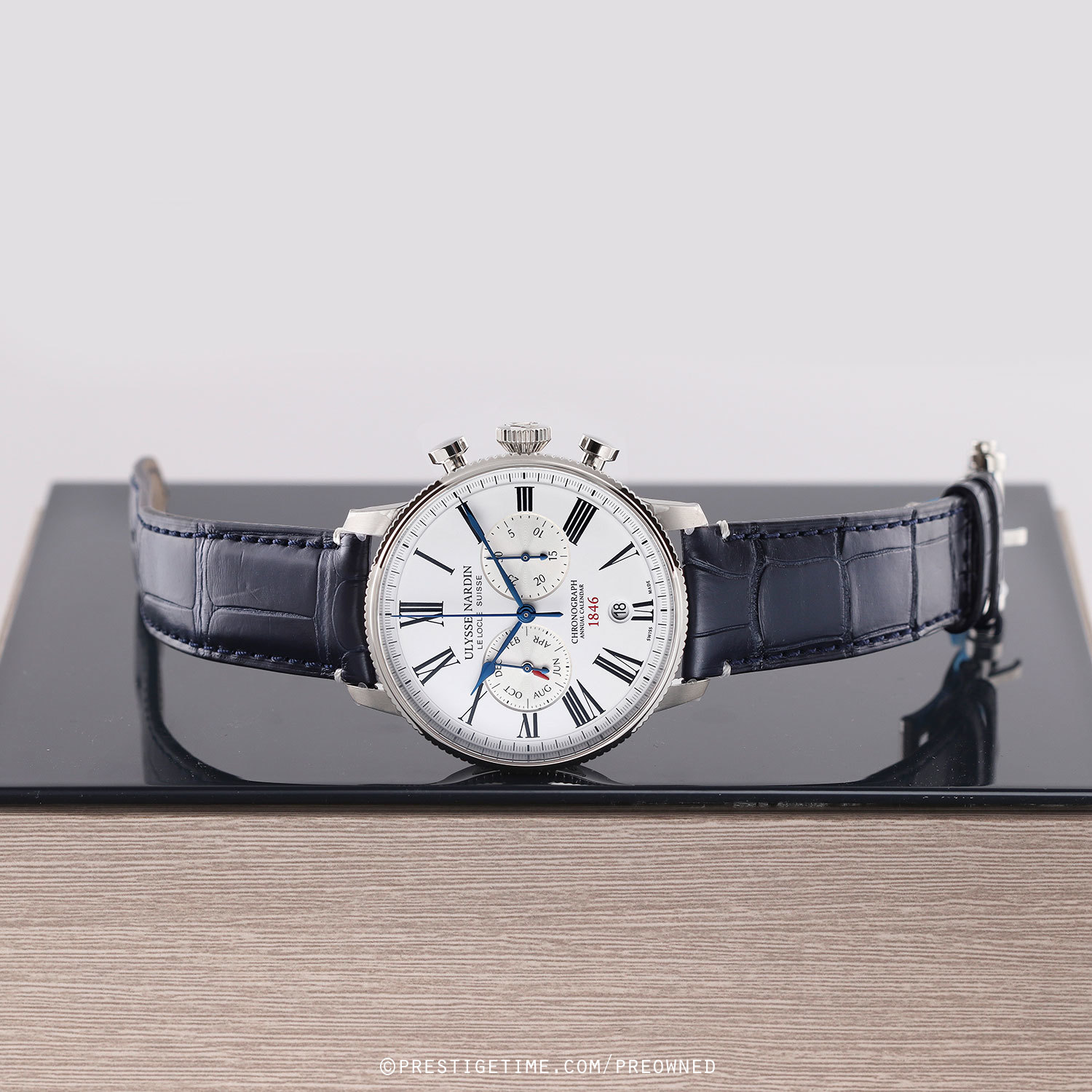 Pre-owned Ulysse Nardin LIMITED EDITION Torpilleur Annual Chronograph ...