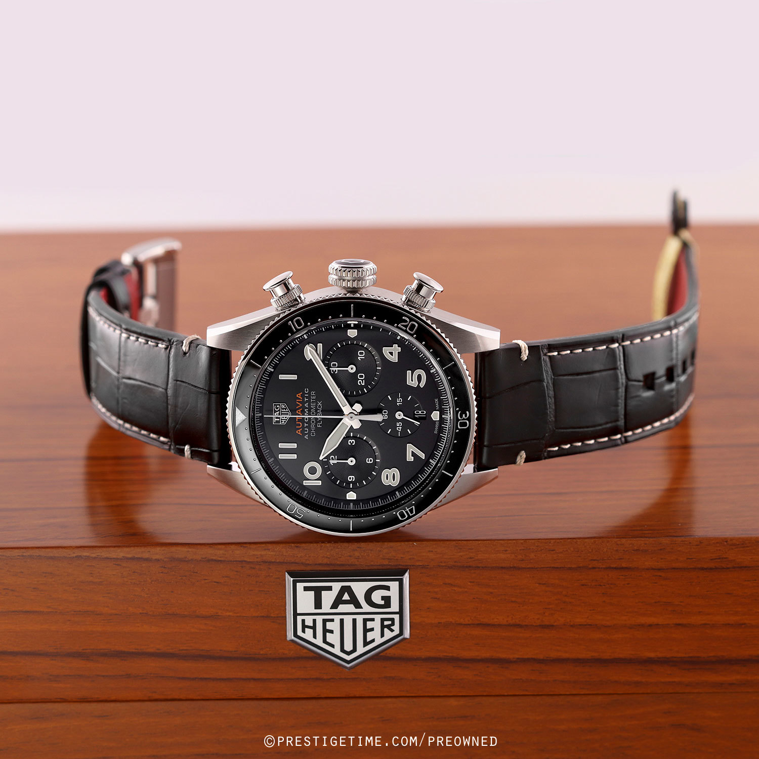 Pre-owned Tag Heuer Autavia Flyback Chronometer 42mm cbe511a.fc8279