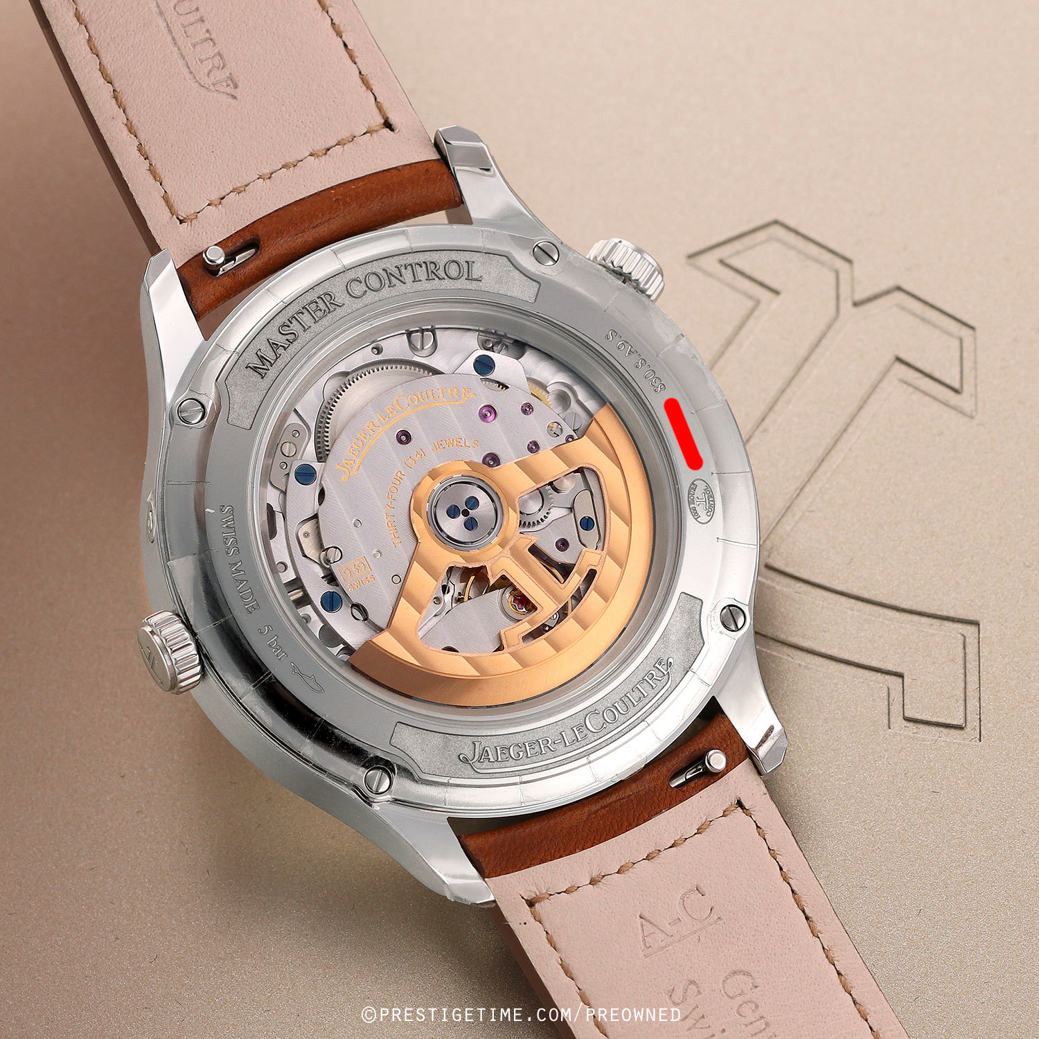 Pre-owned Jaeger LeCoultre Master Control Geographic 40mm 4128420