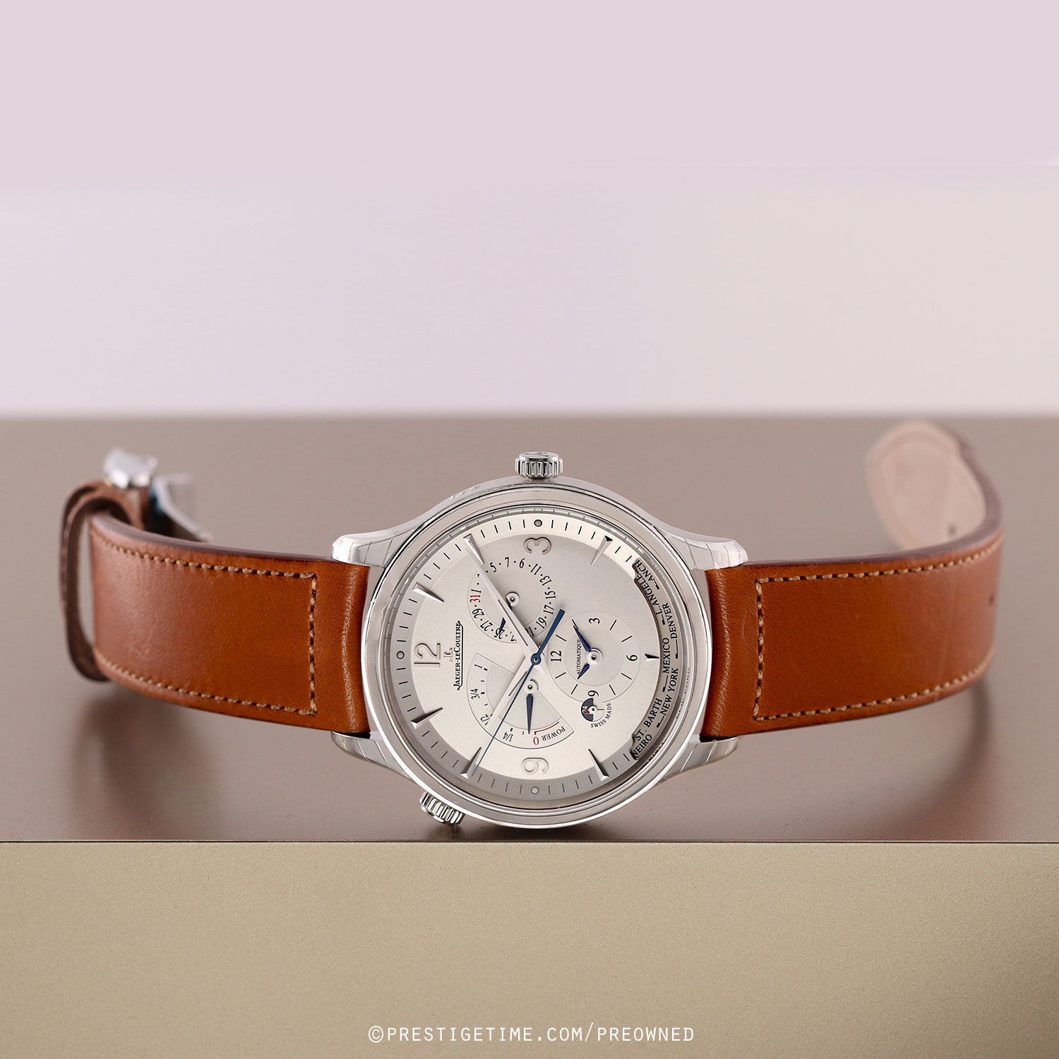 Pre-owned Jaeger LeCoultre Master Control Geographic 40mm 4128420