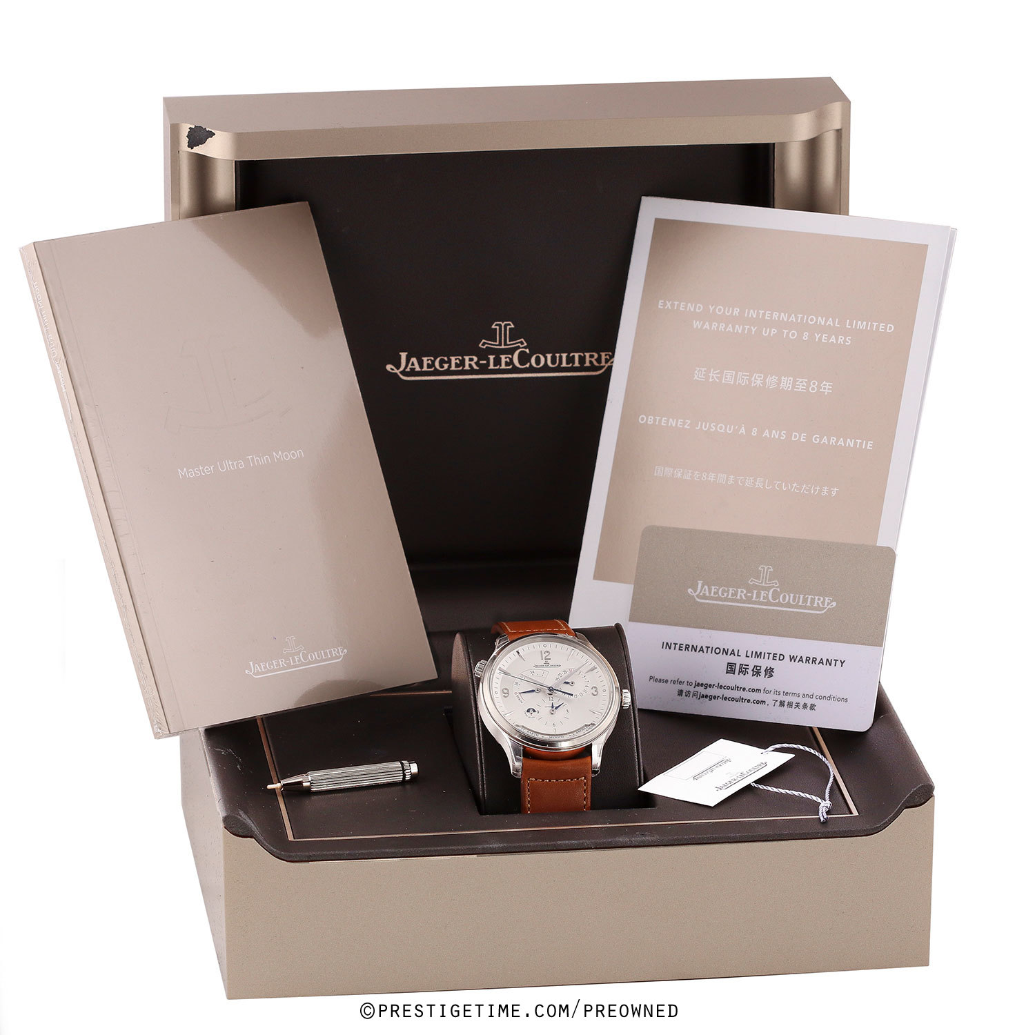 Pre-owned Jaeger LeCoultre Master Control Geographic 40mm 4128420