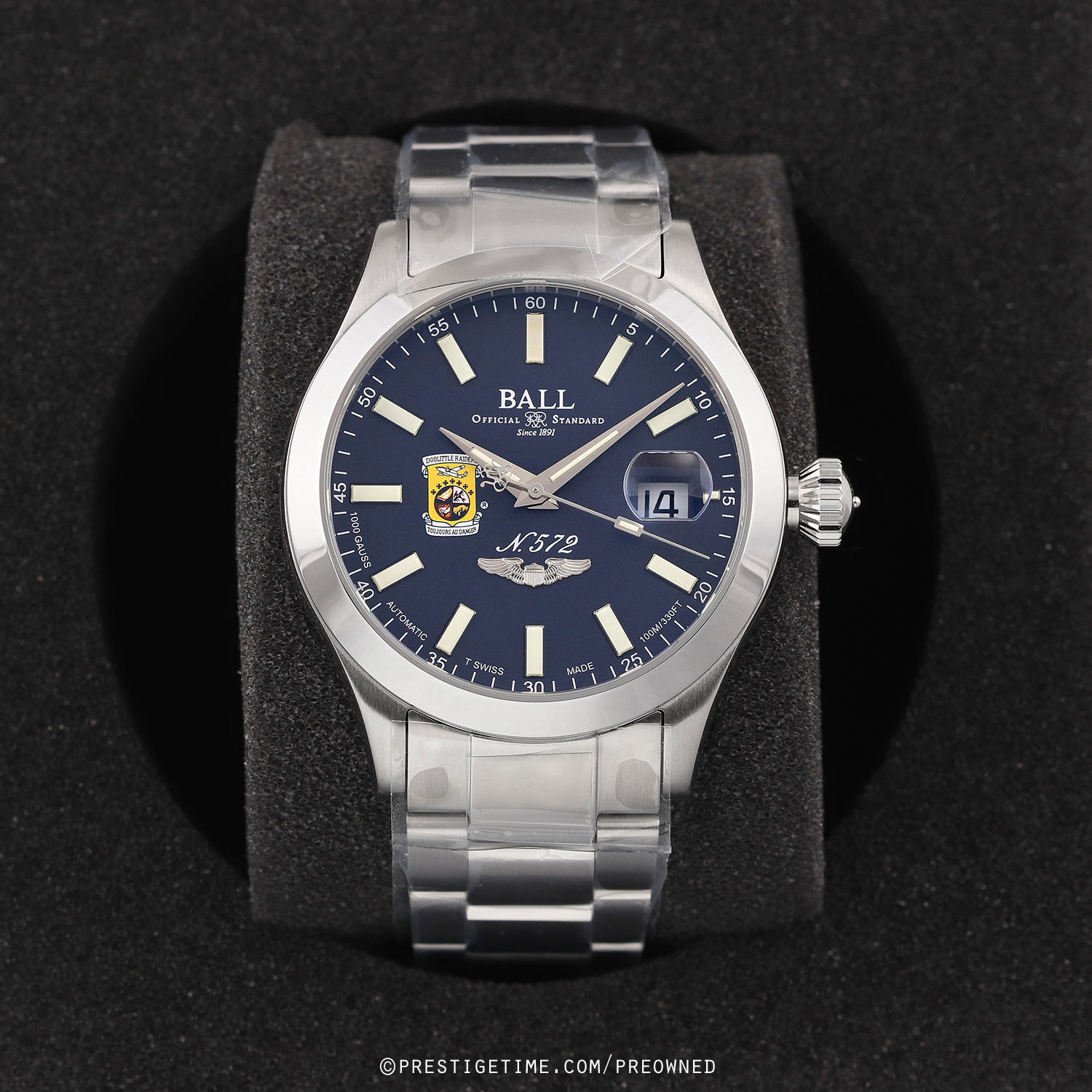 Pre-owned Ball Watch Engineer Master II Doolittle Raiders 40mm NM3000C ...