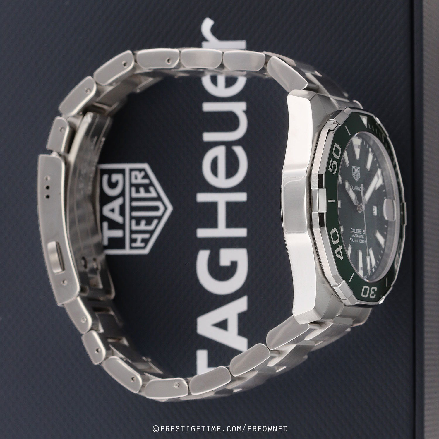 Pre-owned Tag Heuer Aquaracer Automatic 43mm way201s.ba0927