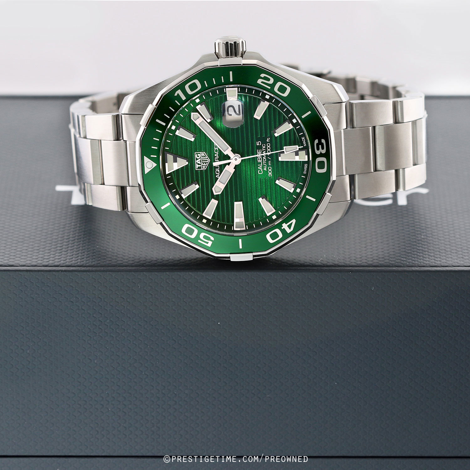 Pre-owned Tag Heuer Aquaracer Automatic 43mm way201s.ba0927