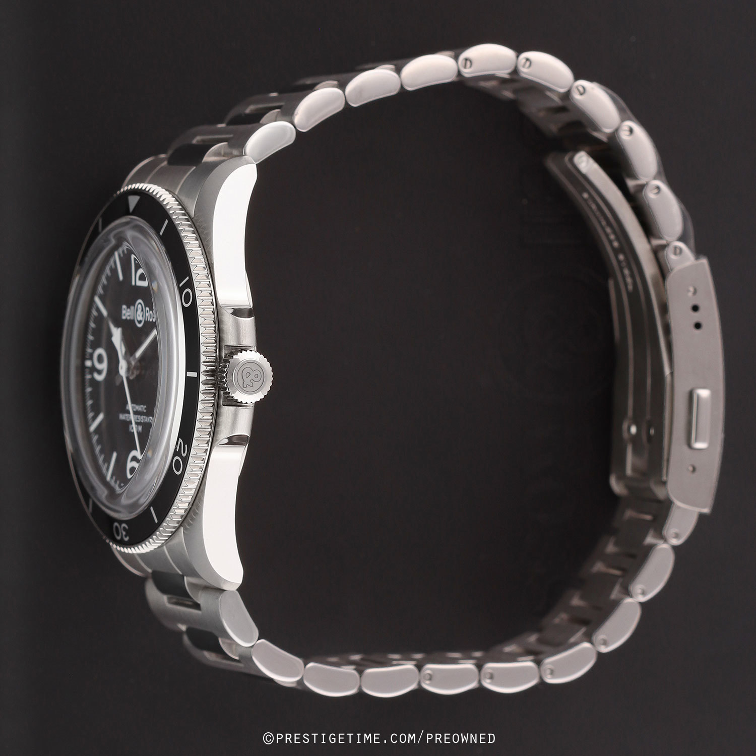 Pre-owned Bell & Ross BR V2-92 Automatic 41mm BRV292-BL-ST/SST