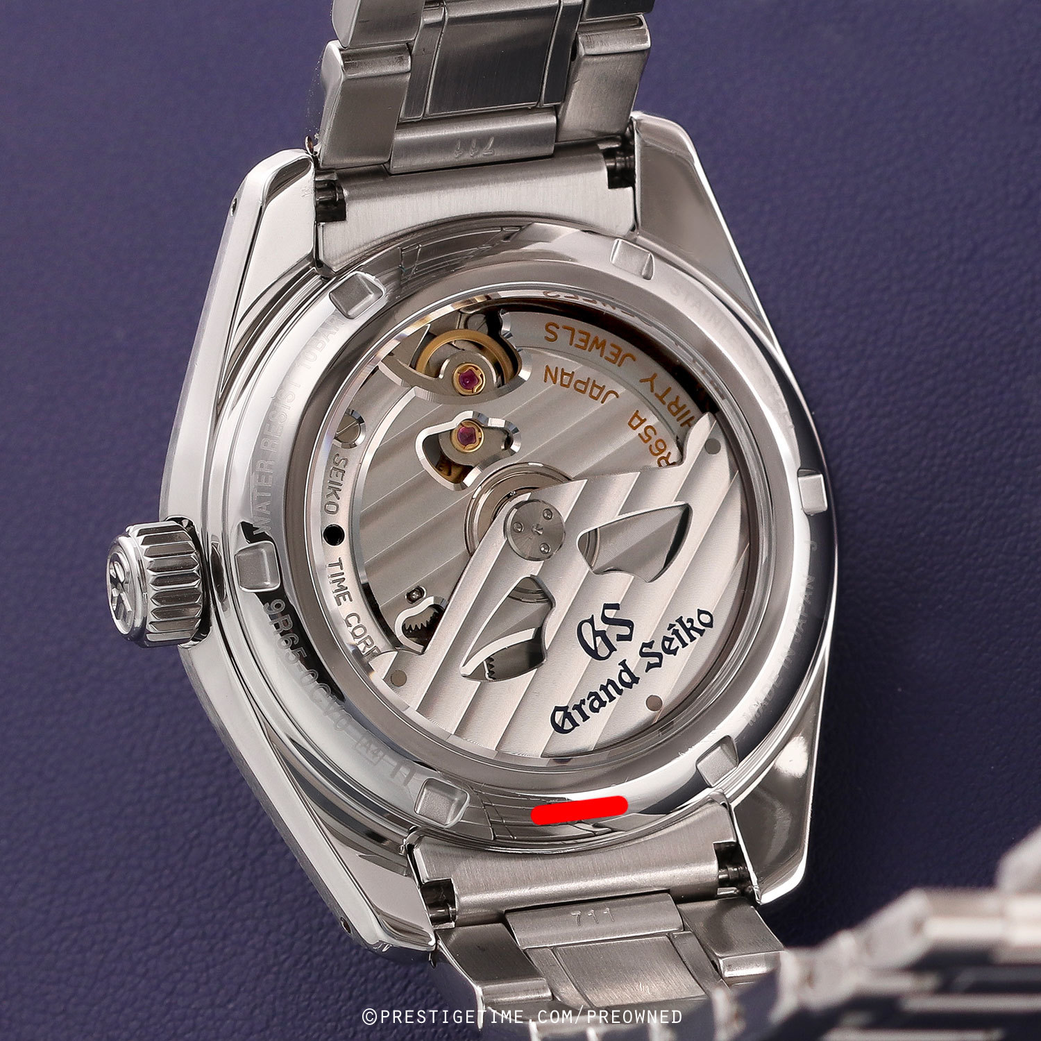 Pre-owned Grand Seiko Heritage Automatic Spring Drive 41mm sbga373