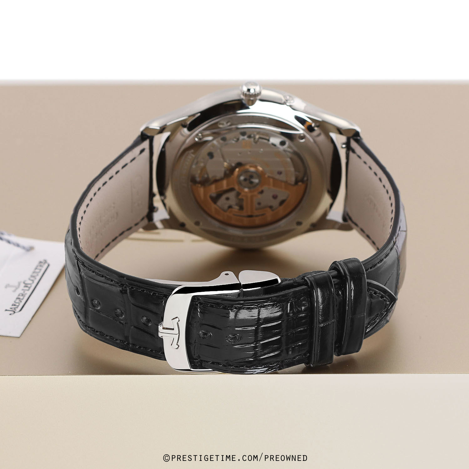 Pre-owned Jaeger LeCoultre Master Ultra Thin Reserve de Marche 1378420