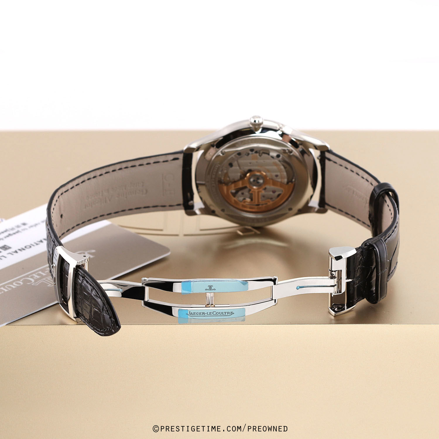 Pre-owned Jaeger LeCoultre Master Ultra Thin Reserve de Marche 1378420