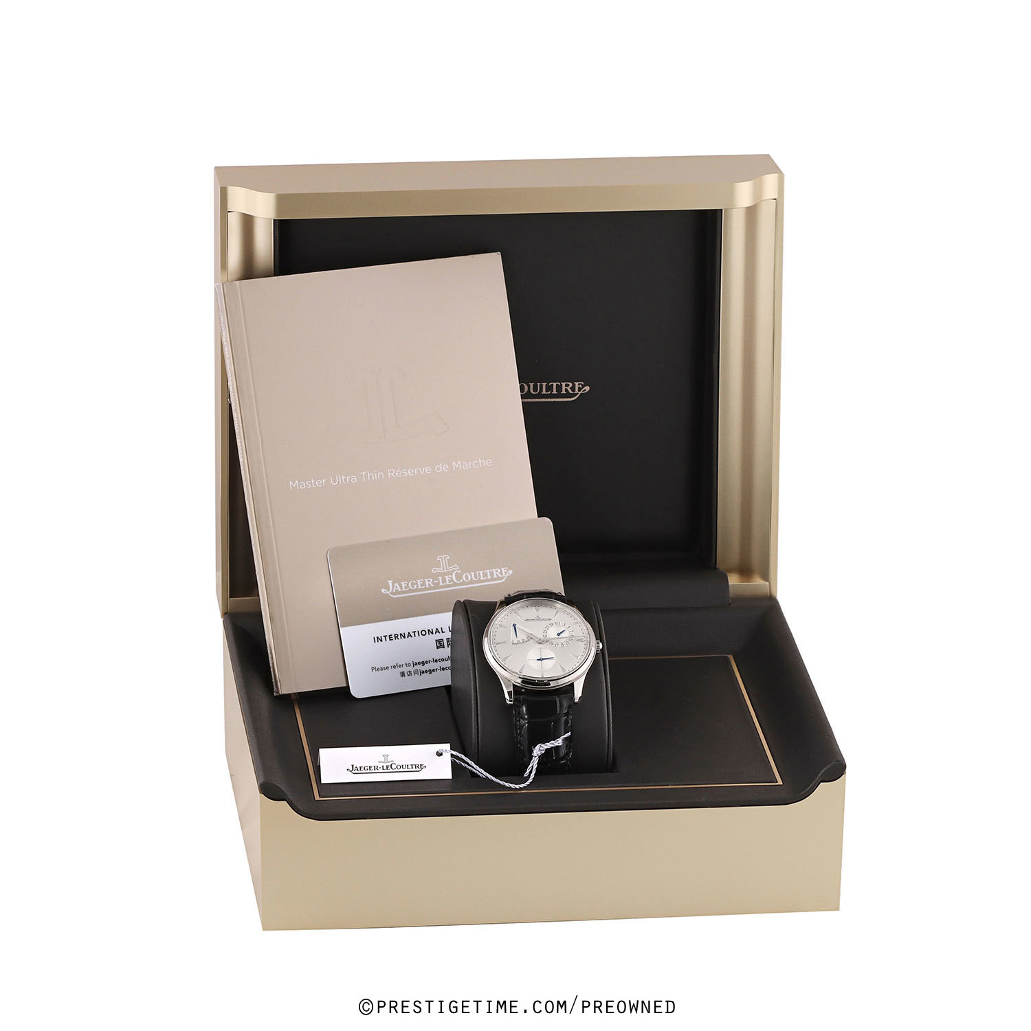 Pre-owned Jaeger LeCoultre Master Ultra Thin Reserve de Marche 1378420