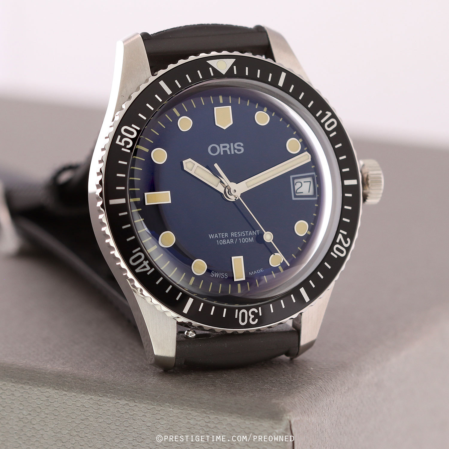 Pre-owned Oris Divers Sixty Five 36mm 01 733 7747 4055-07 4 17 18