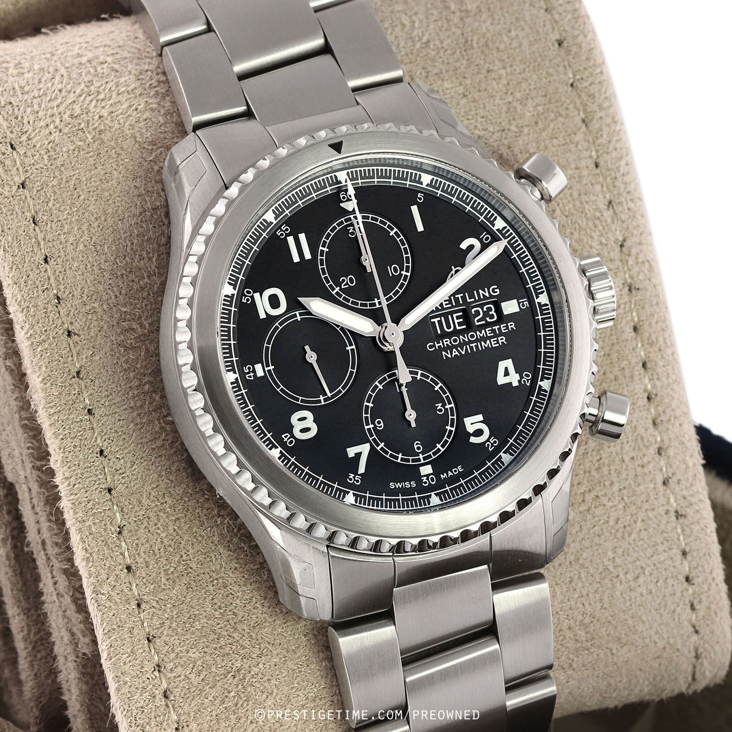 Pre-owned Breitling Navitimer 8 Chronograph 43 a13314101b1a1