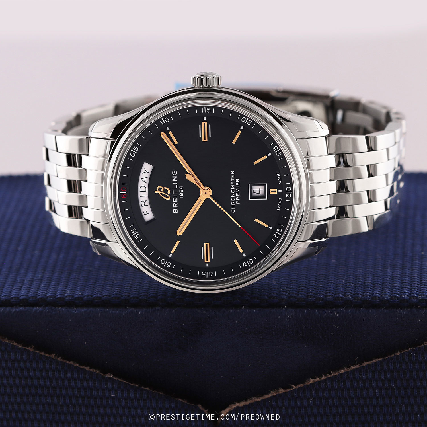 Pre-owned Breitling Premier Automatic Day Date 40mm a45340241b1a1