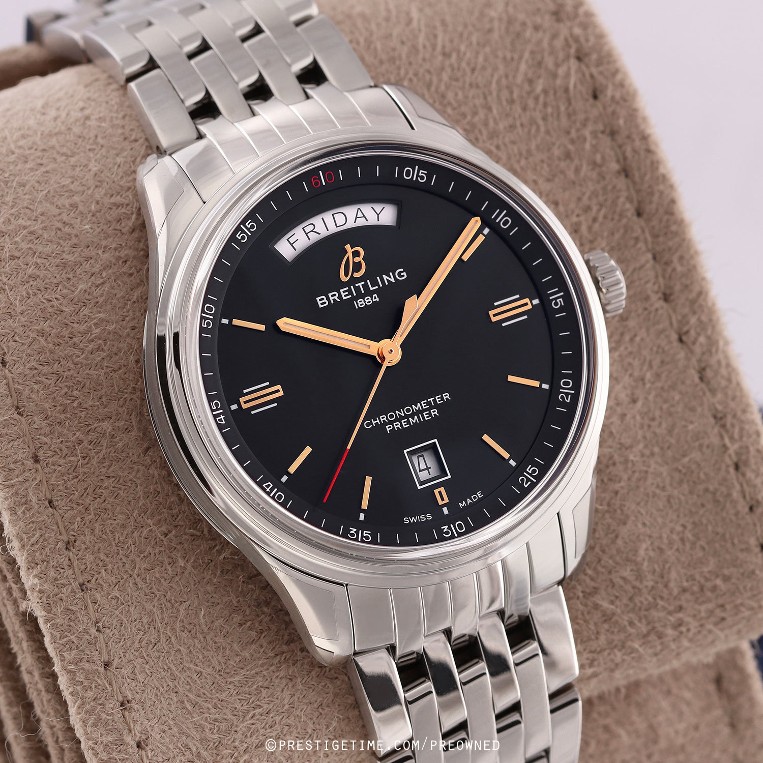 Pre-owned Breitling Premier Automatic Day Date 40mm a45340241b1a1