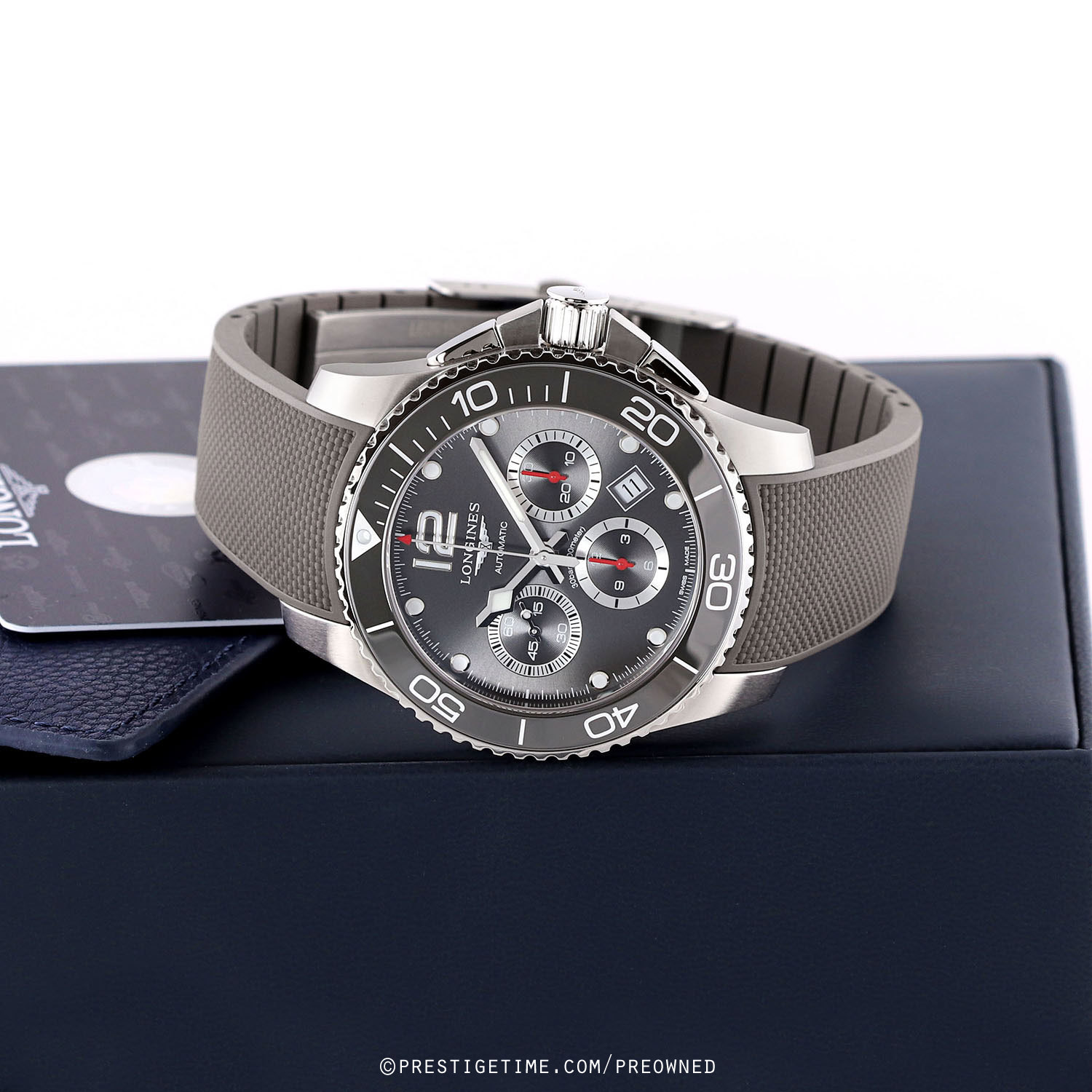 Pre-owned Longines HydroConquest Automatic Chronograph 43mm L3.883.4.76.9