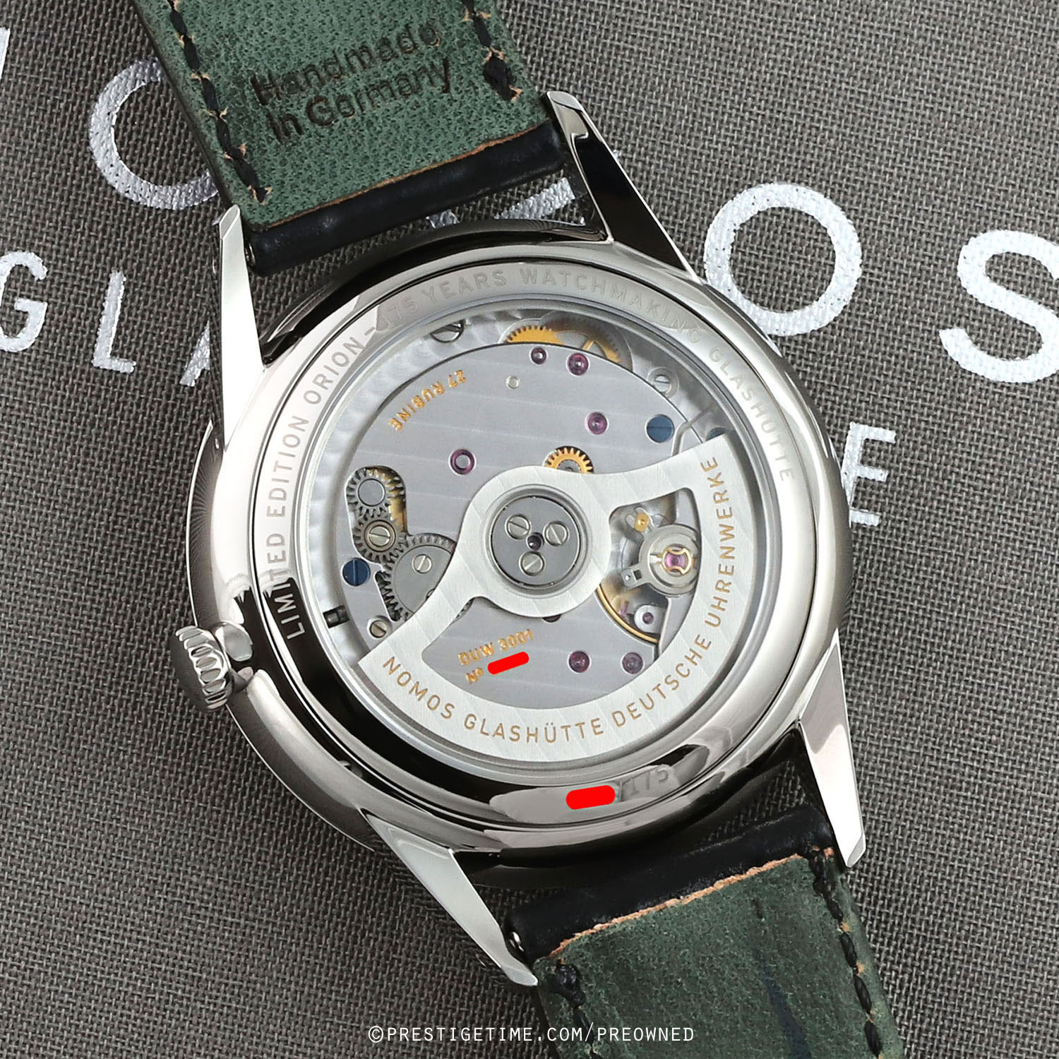 Pre-owned Nomos Glashutte 175 Years Limited Edition Orion Neomatik 39mm ...