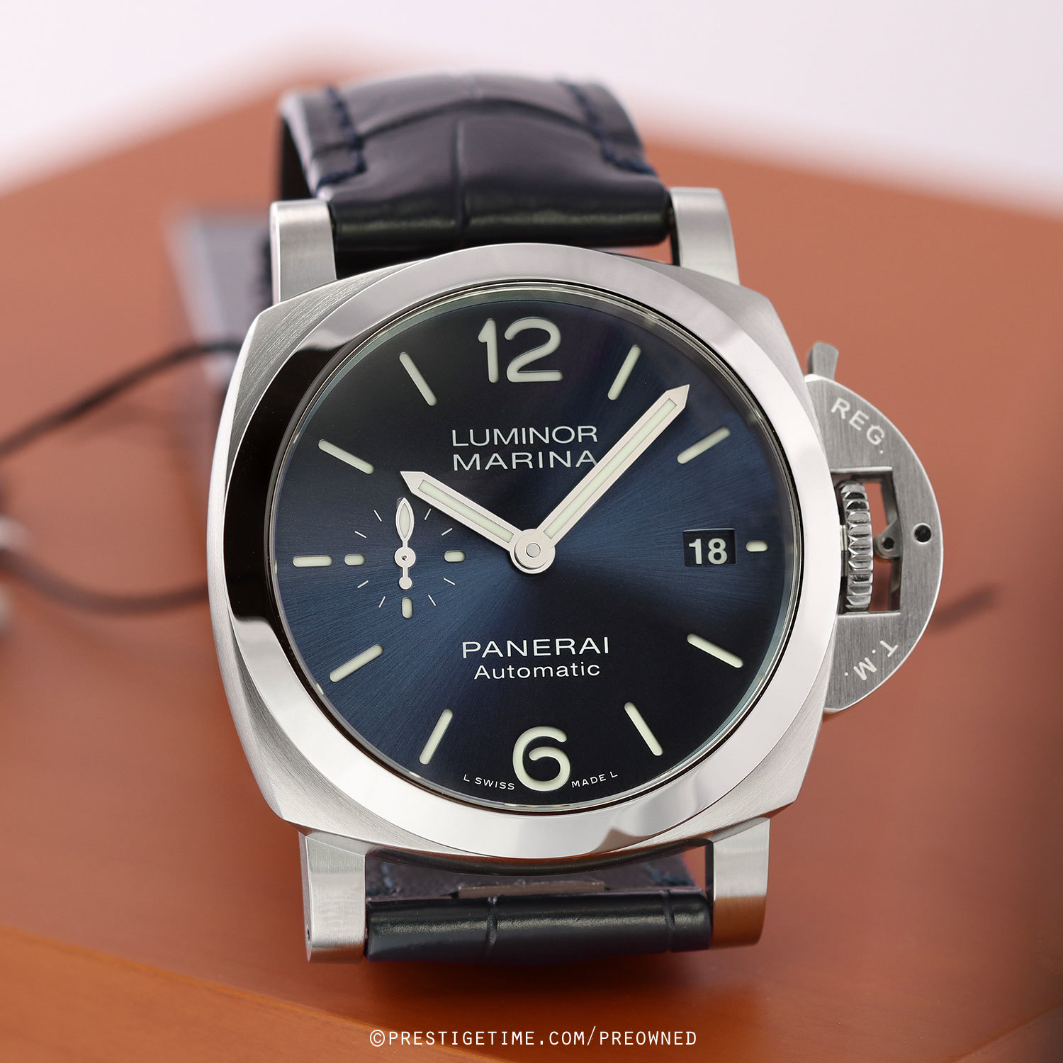 Pre-owned Panerai Luminor Quaranta 40mm pam01270