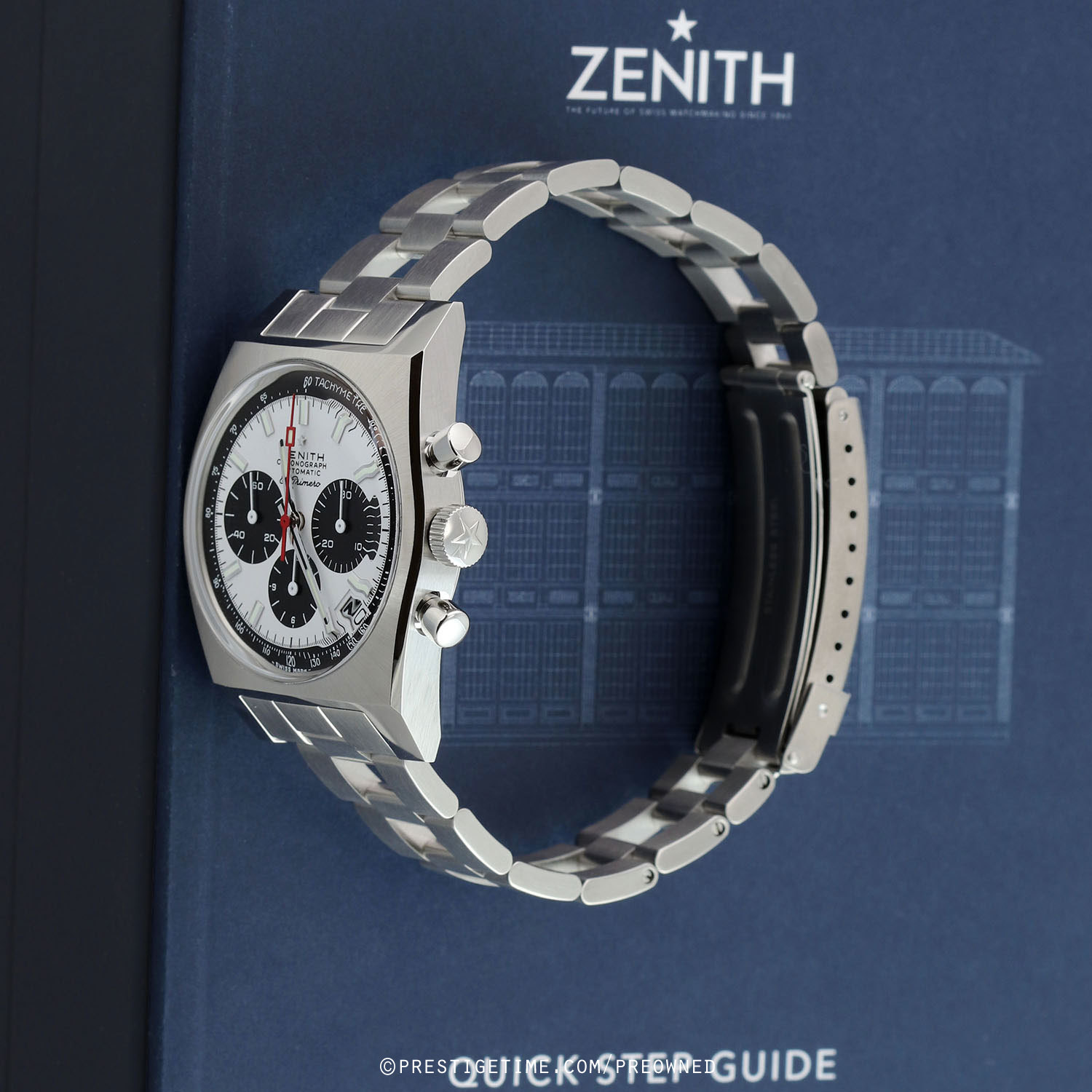 Pre-owned Zenith Chronomaster Revival El Primero 37mm 03.a384.400/21.m384