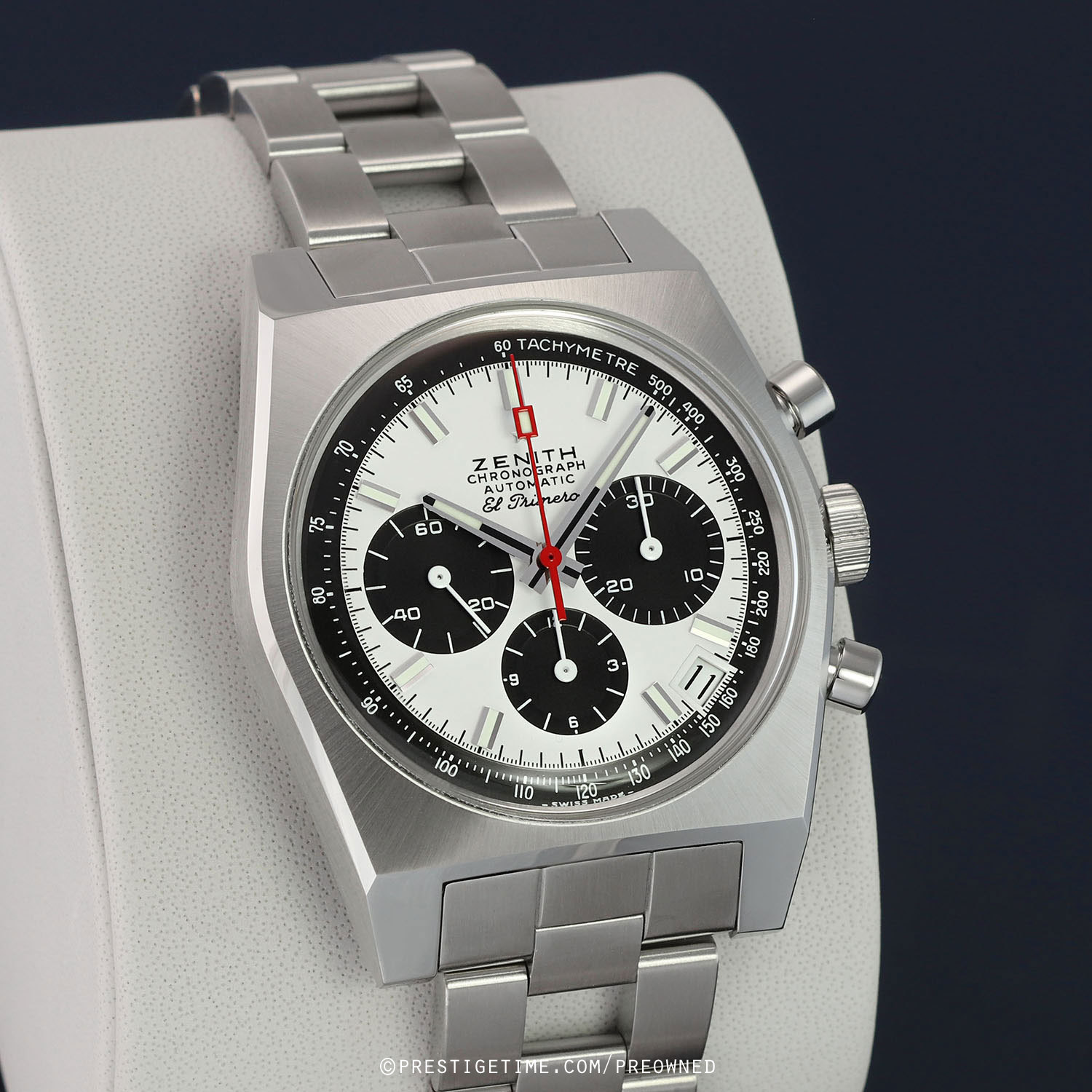 Pre-owned Zenith Chronomaster Revival El Primero 37mm 03.a384.400/21.m384