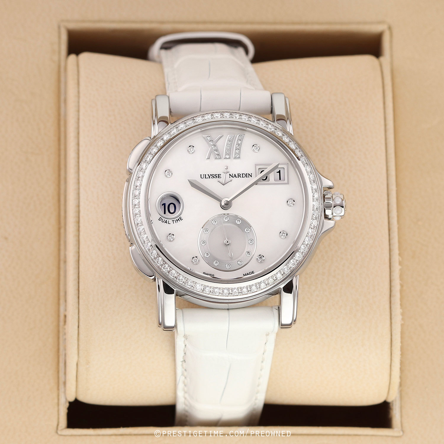 Pre-owned Ulysse Nardin GMT Big Date 37mm 243-22b/391