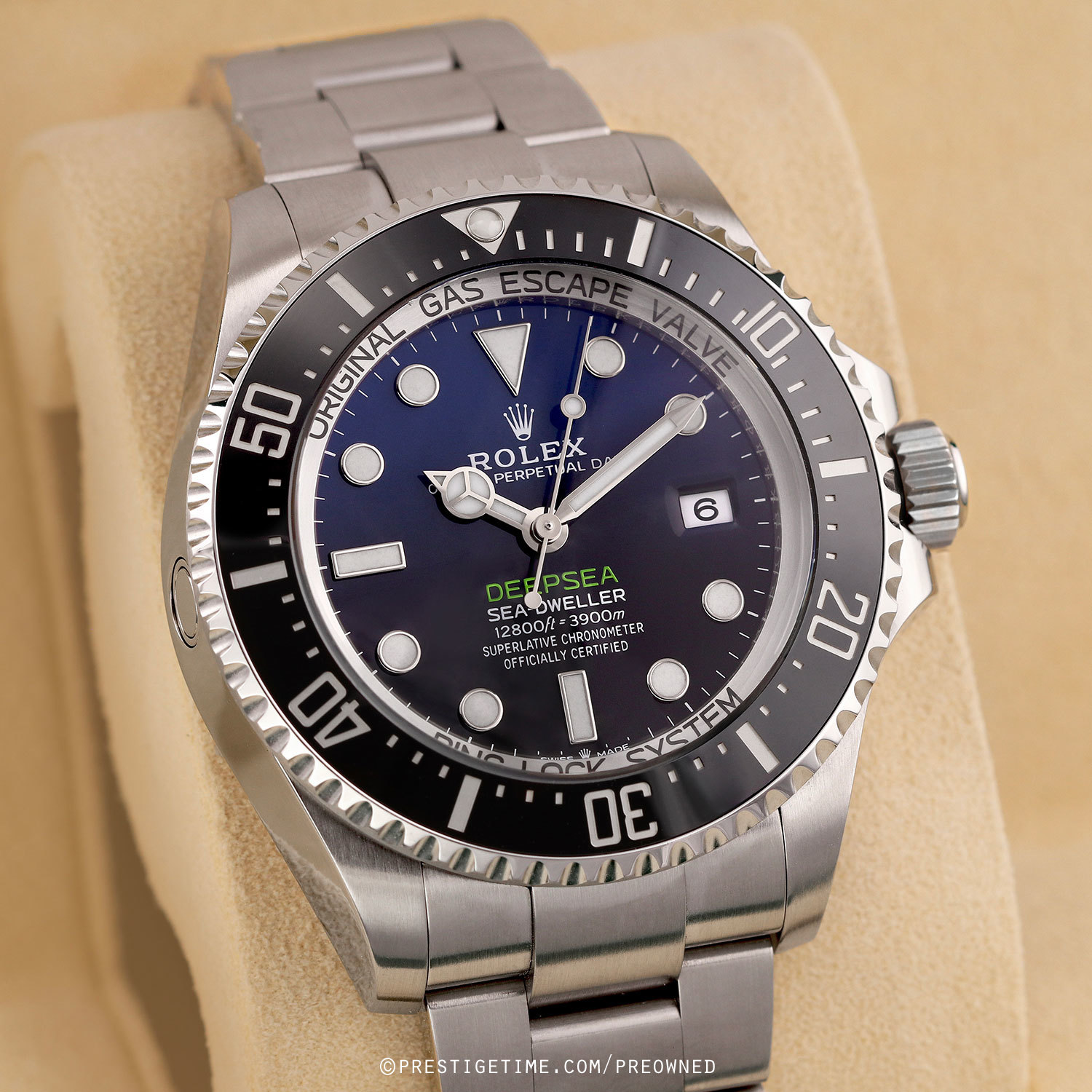 Pre-owned Rolex Deepsea D-Blue 44mm James Cameron 136660 D-Blue