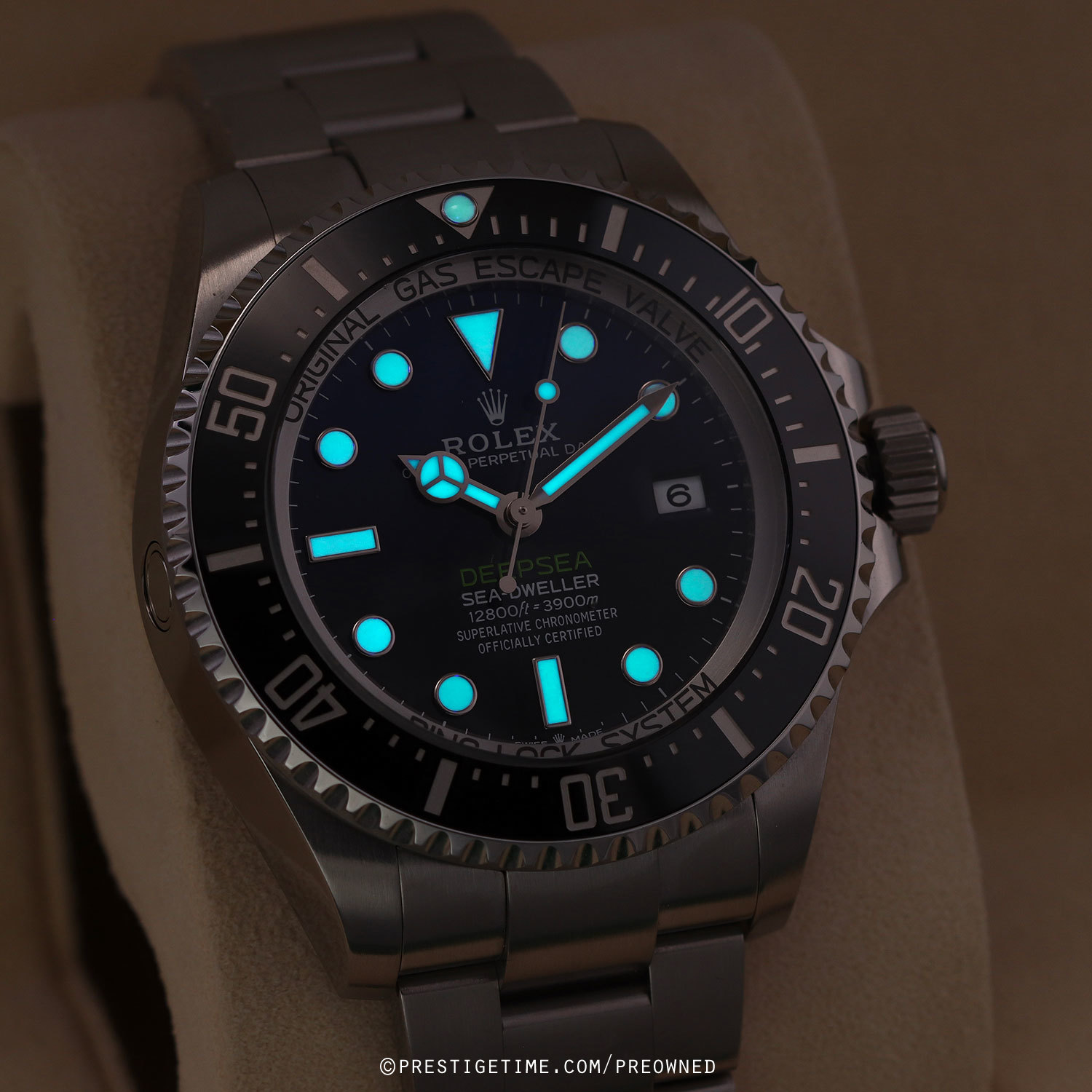 Pre-owned Rolex Deepsea D-Blue 44mm James Cameron 136660 D-Blue