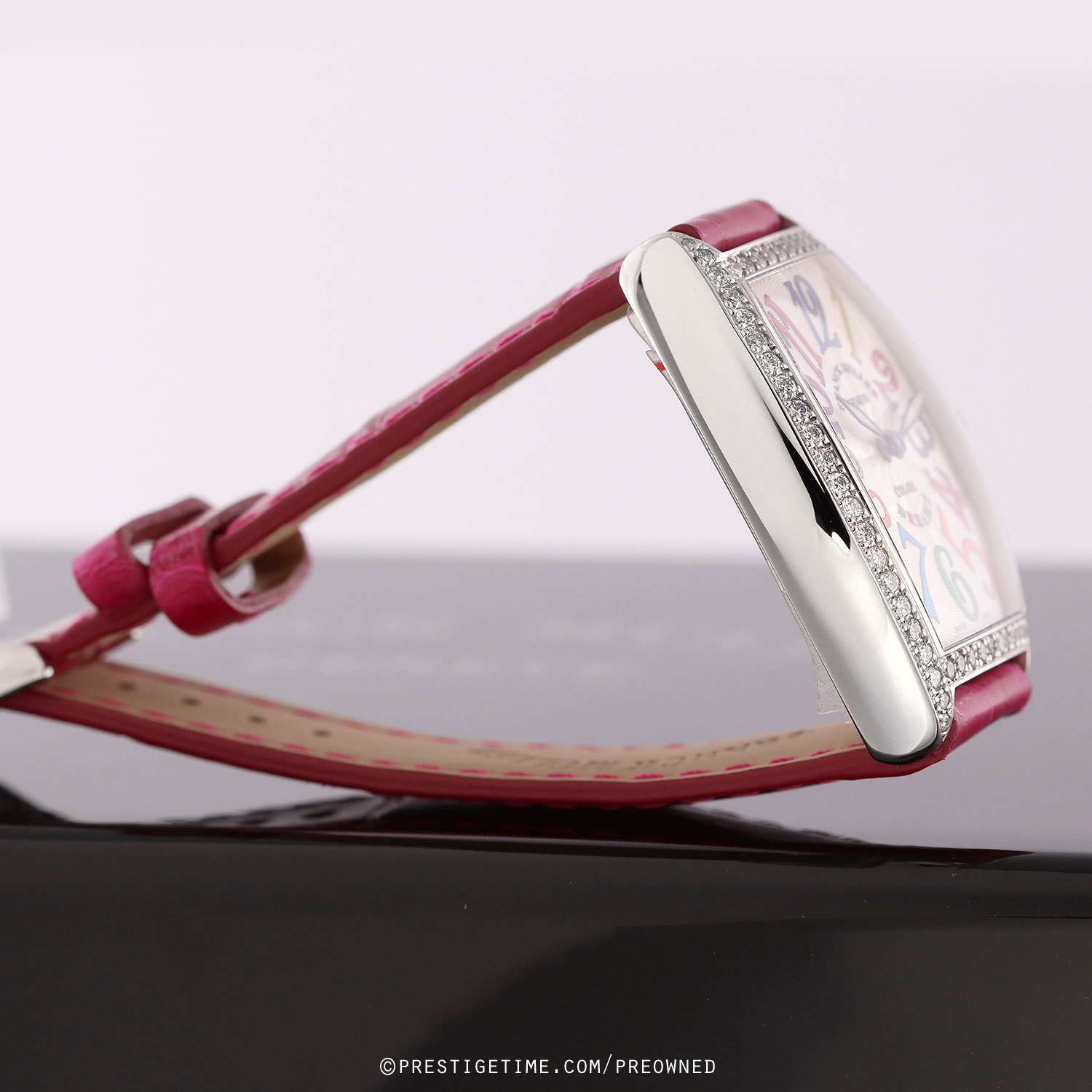 Pre-owned Franck Muller Cintree Curvex Color Dream Quartz 7502 QZD 1R ...