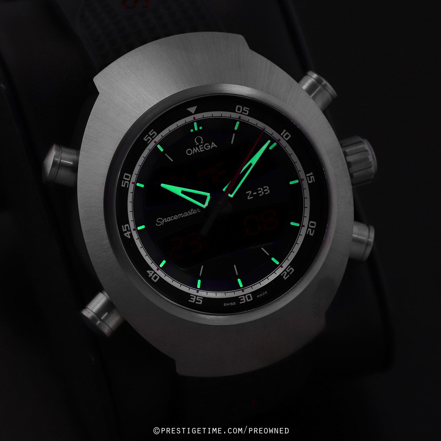 Pre-owned Omega Speedmaster Spacemaster Z-33 Chronograph 325.92.43.79 ...