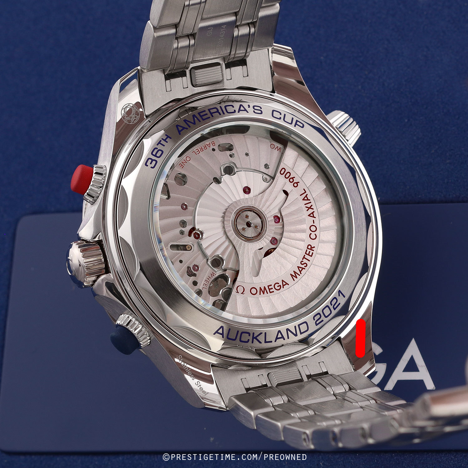 Pre-owned Omega AMERICA’S CUP Seamaster 300m Chronograph 44mm 210.30.44 ...