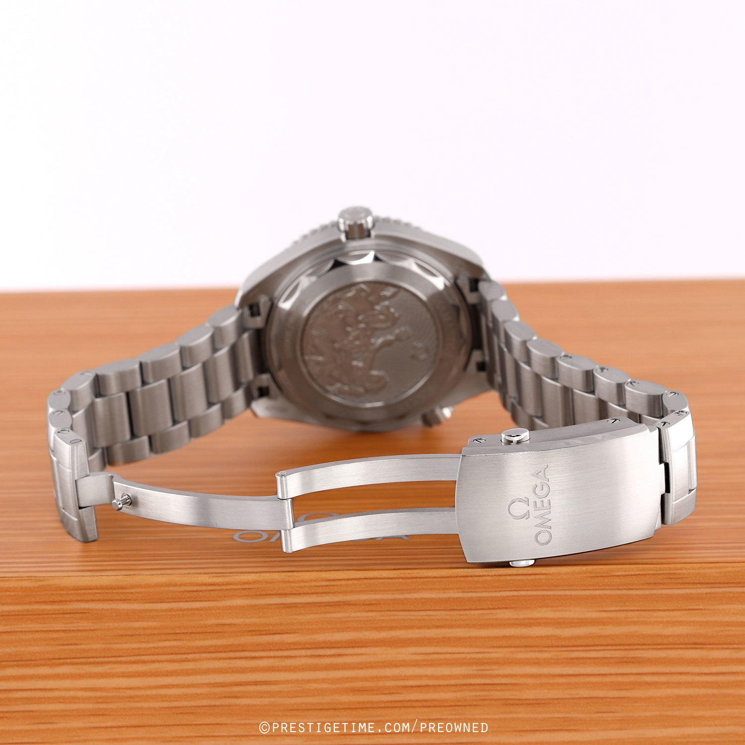 Pre-owned Omega Planet Ocean 600m 39.5mm SUMMER BLUE 215.30.40.20.03.002