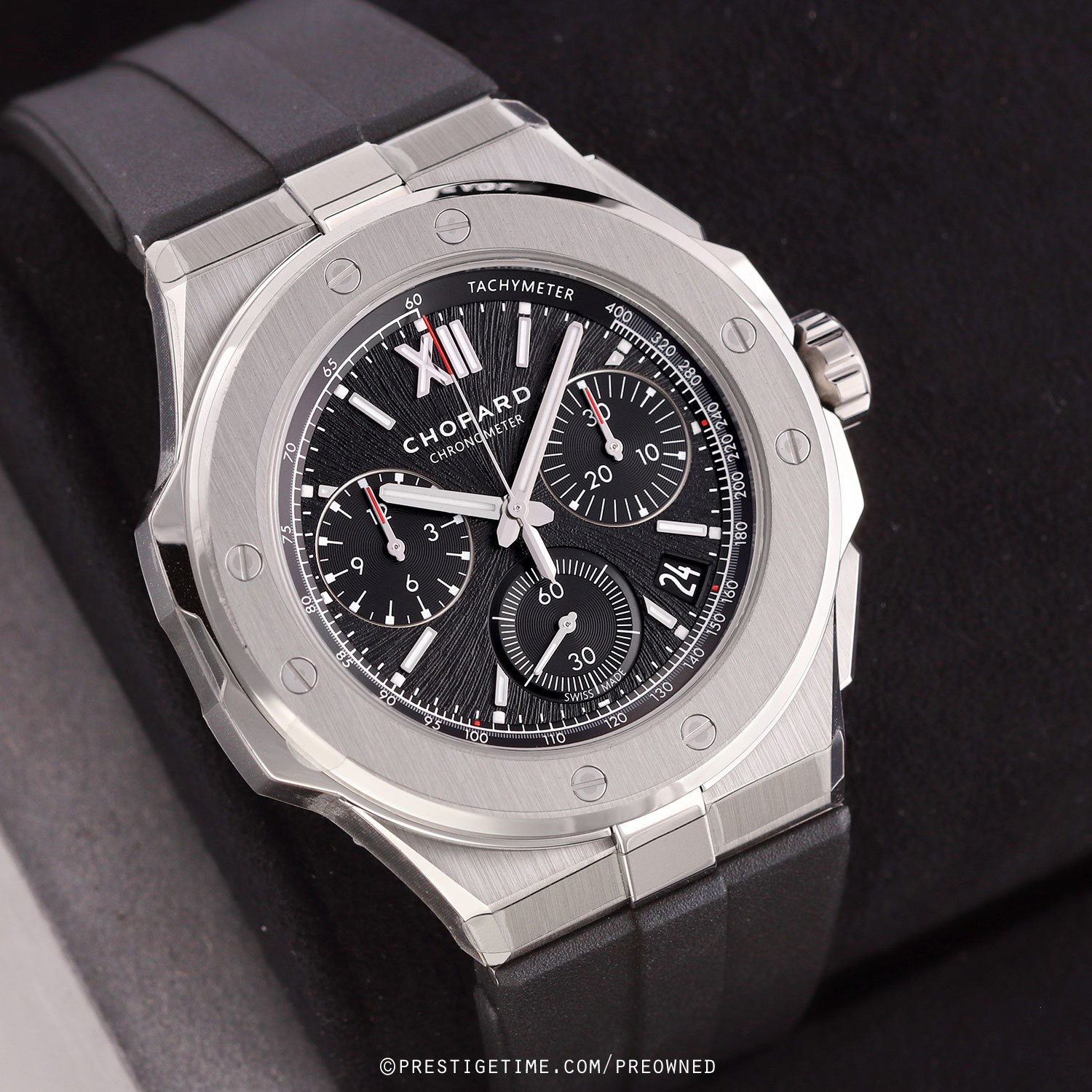 Pre-owned Chopard Alpine Eagle Chronograph 44mm 298609-3004