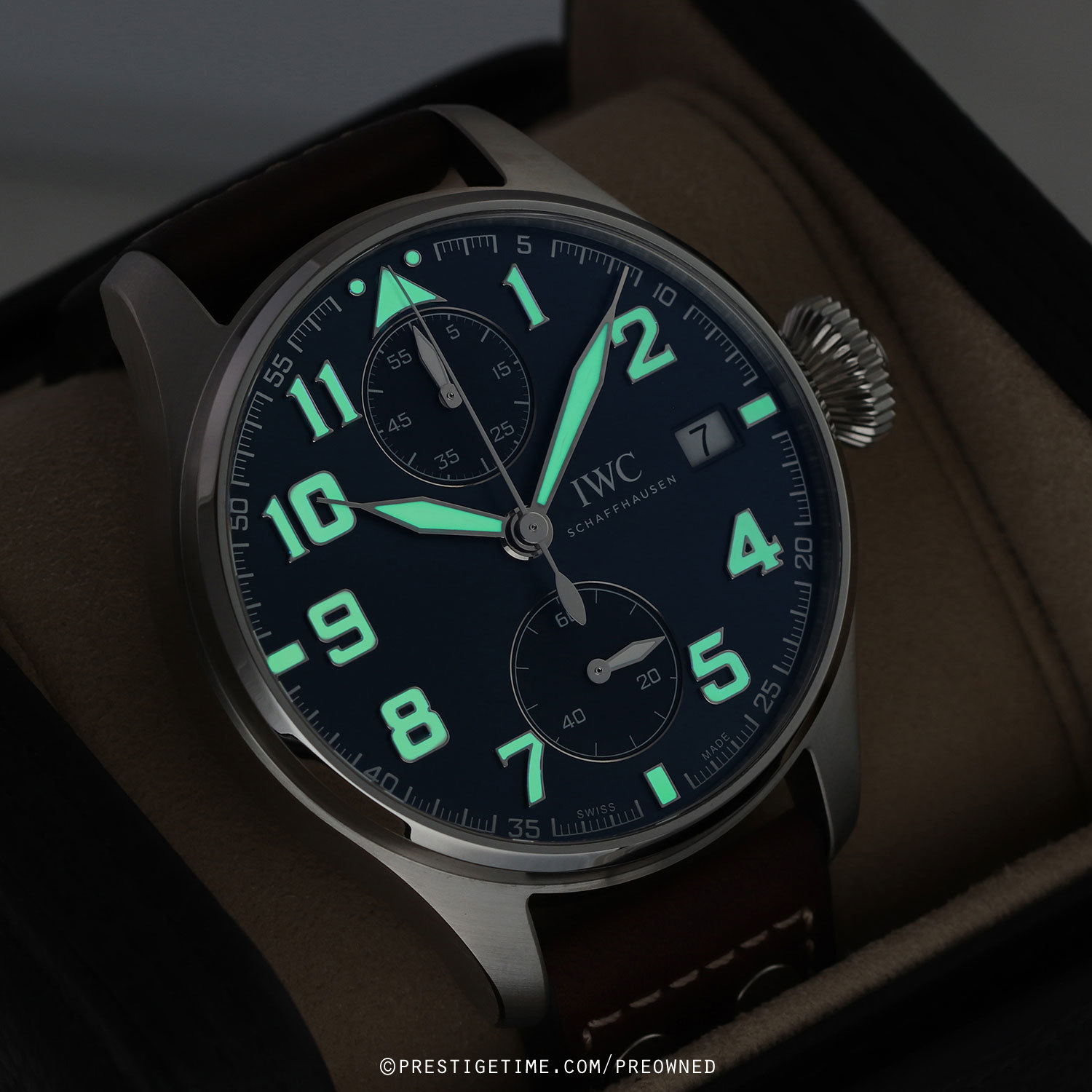 Pre-owned IWC LIMITED Big Pilot Monopusher Le Petit Prince 46mm IW515202