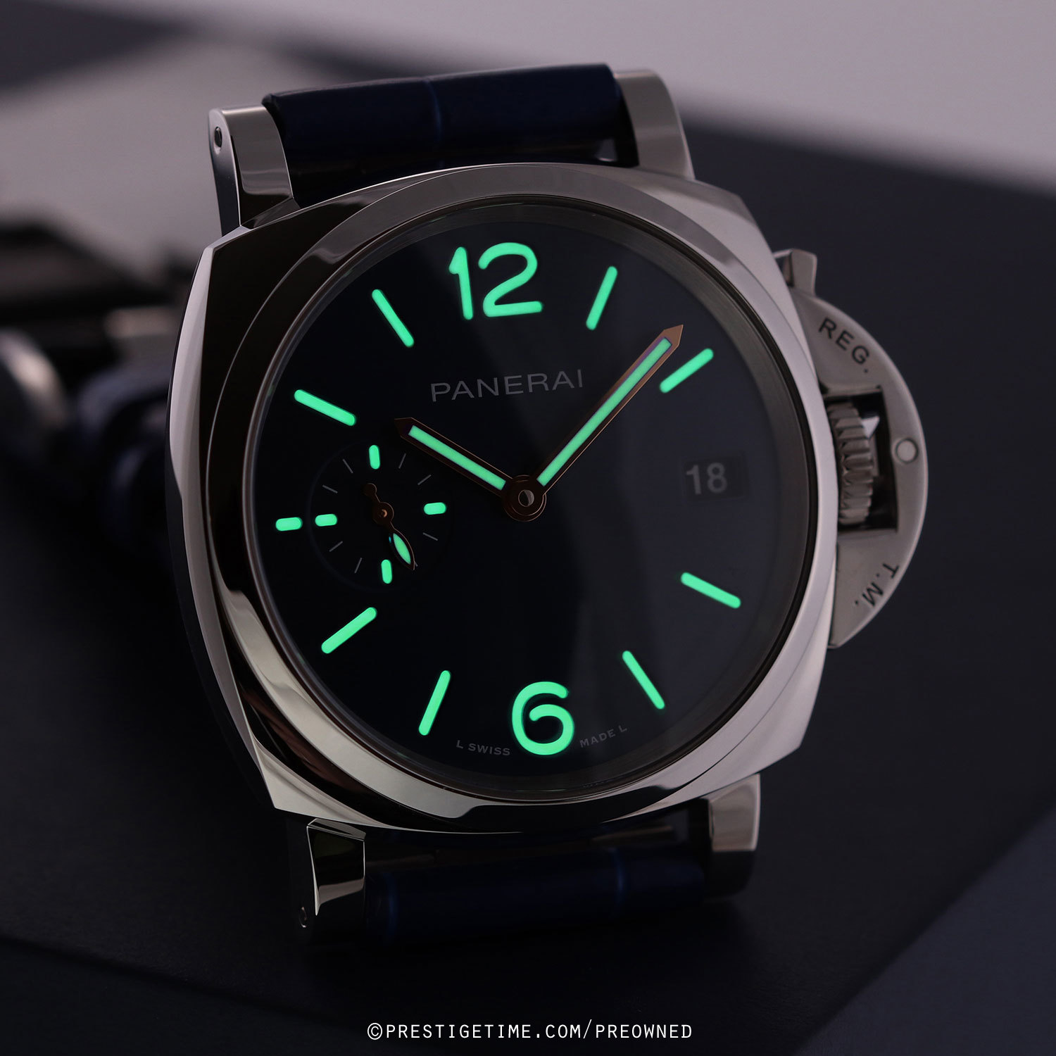 Pre-owned Panerai Luminor Due 38mm pam01273