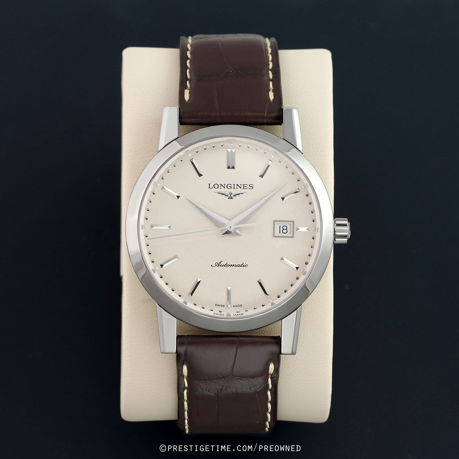 Pre-owned Longines The Longines Classic 1832 L4.825.4.92.2
