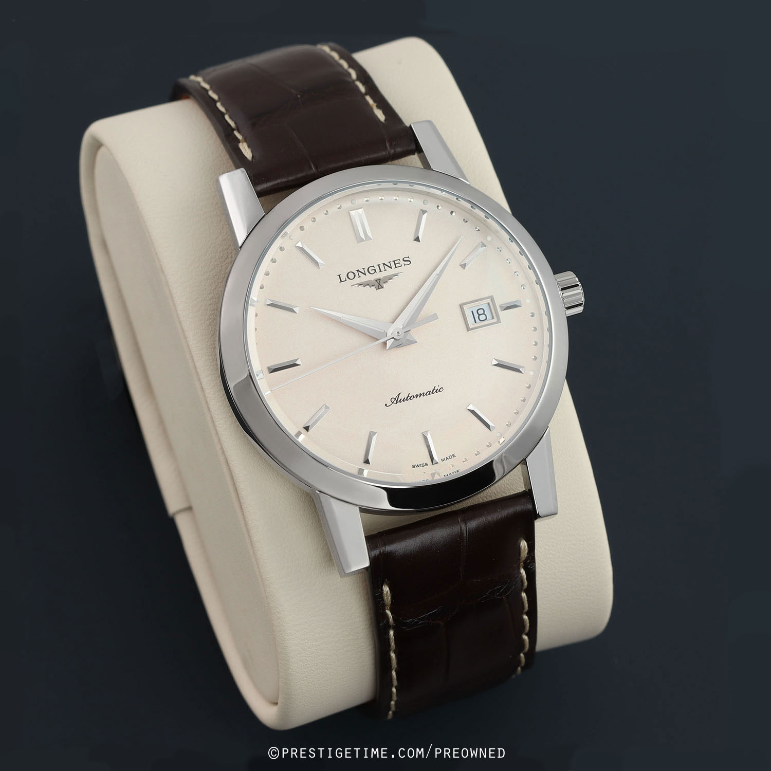 Pre-owned Longines The Longines Classic 1832 L4.825.4.92.2