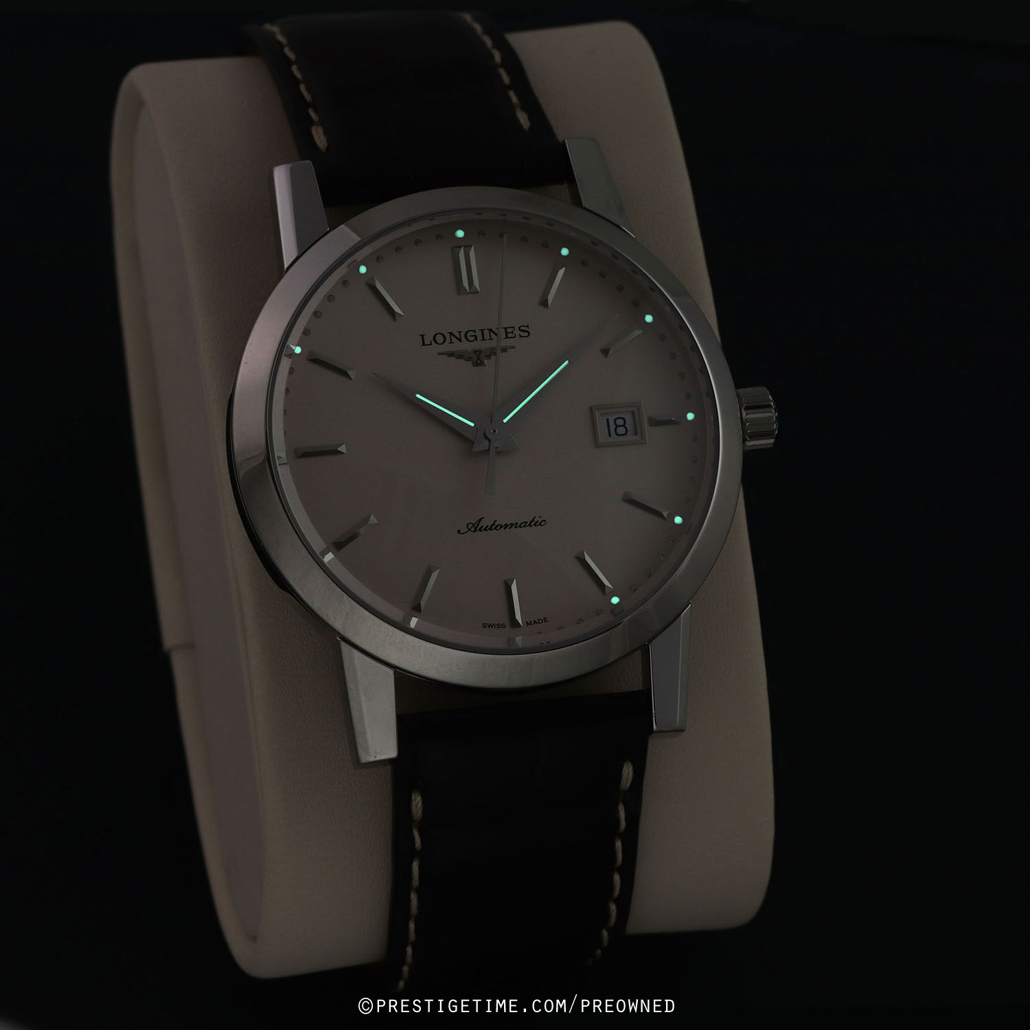 Pre-owned Longines The Longines Classic 1832 L4.825.4.92.2